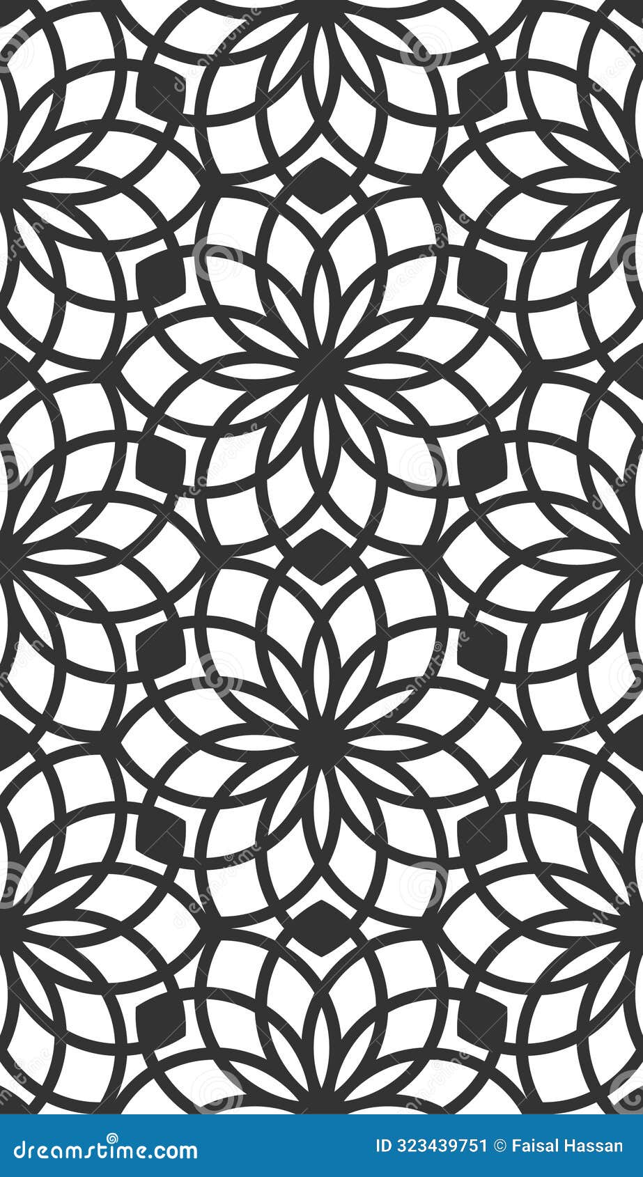 Seamles Islamic Pattern Vector Repeate Designe Stock Illustration ...