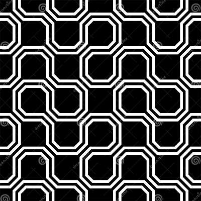 Seamles Pattern of Peano Curve Line Designs Stock Illustration ...