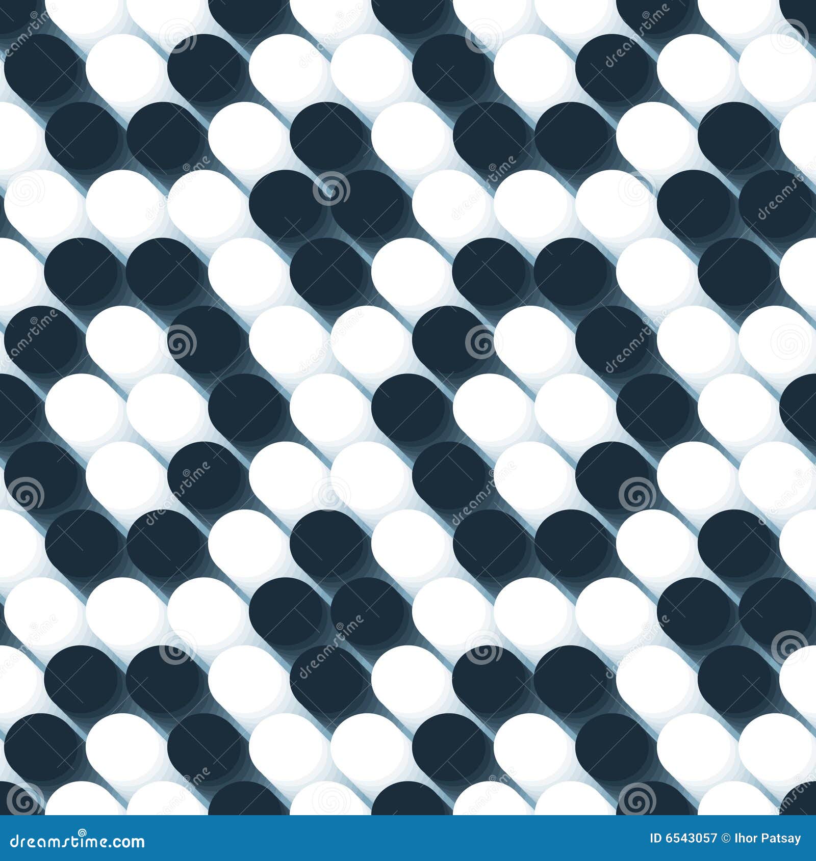 Seamless 3d ball pattern stock vector. Illustration of hexagon - 6543057