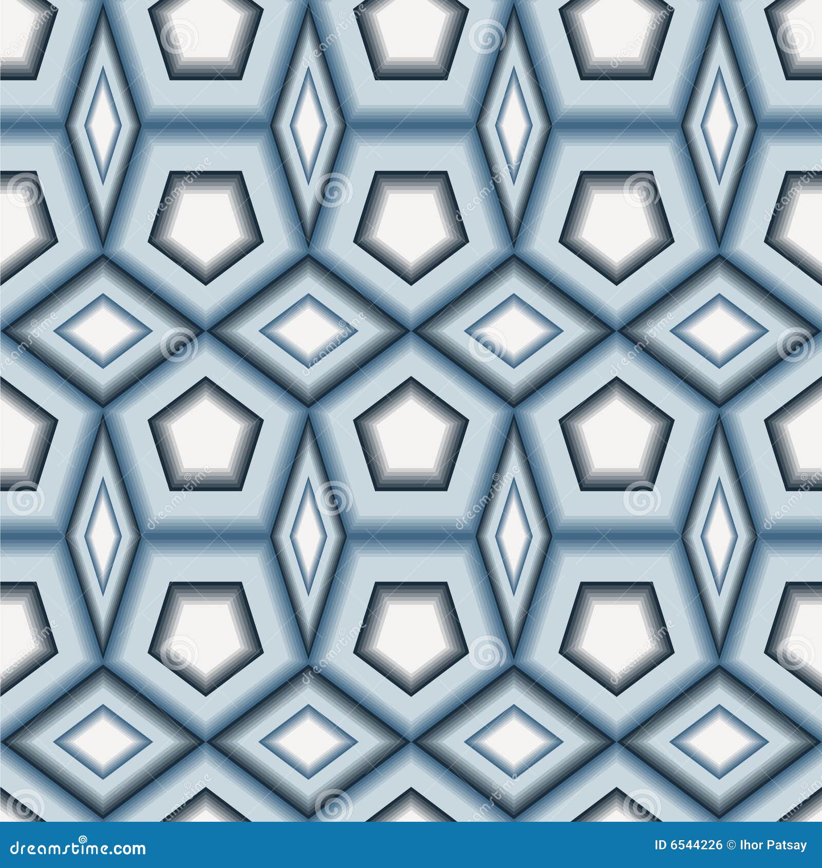 Seamless 3d tile pattern stock vector. Illustration of square - 6544226