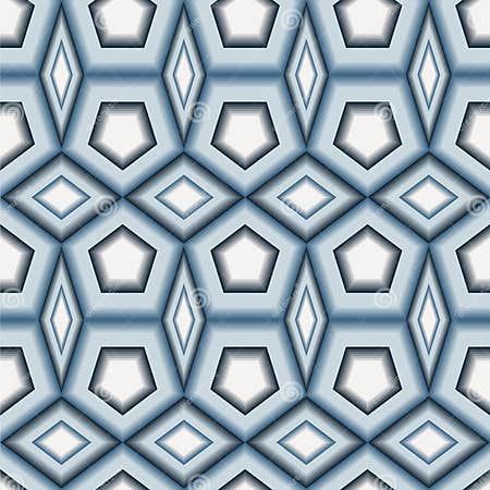 Seamless 3d tile pattern stock vector. Illustration of square - 6544226