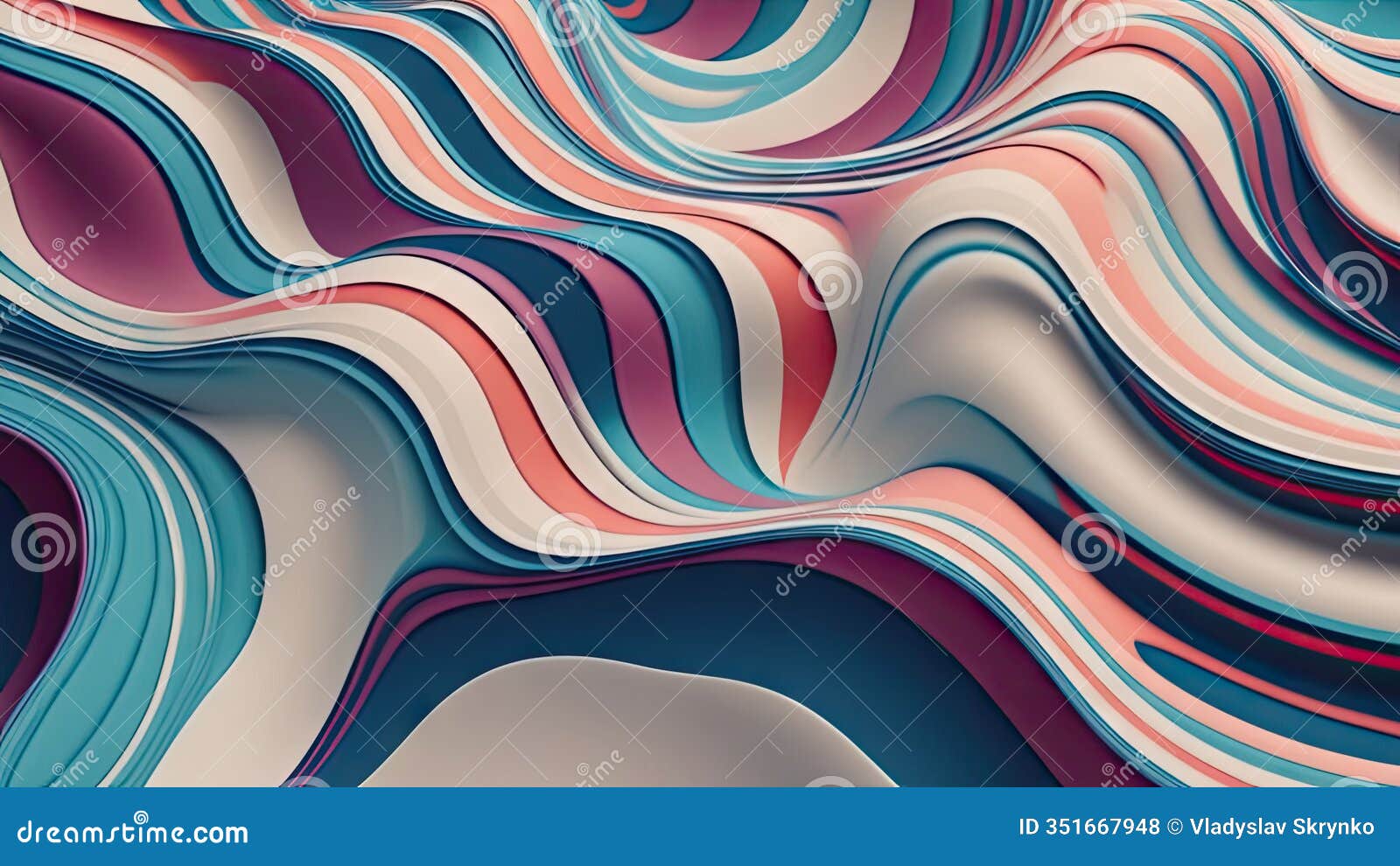 Abstract Animated Construction Of DNA Molecule Of Small Particles ...