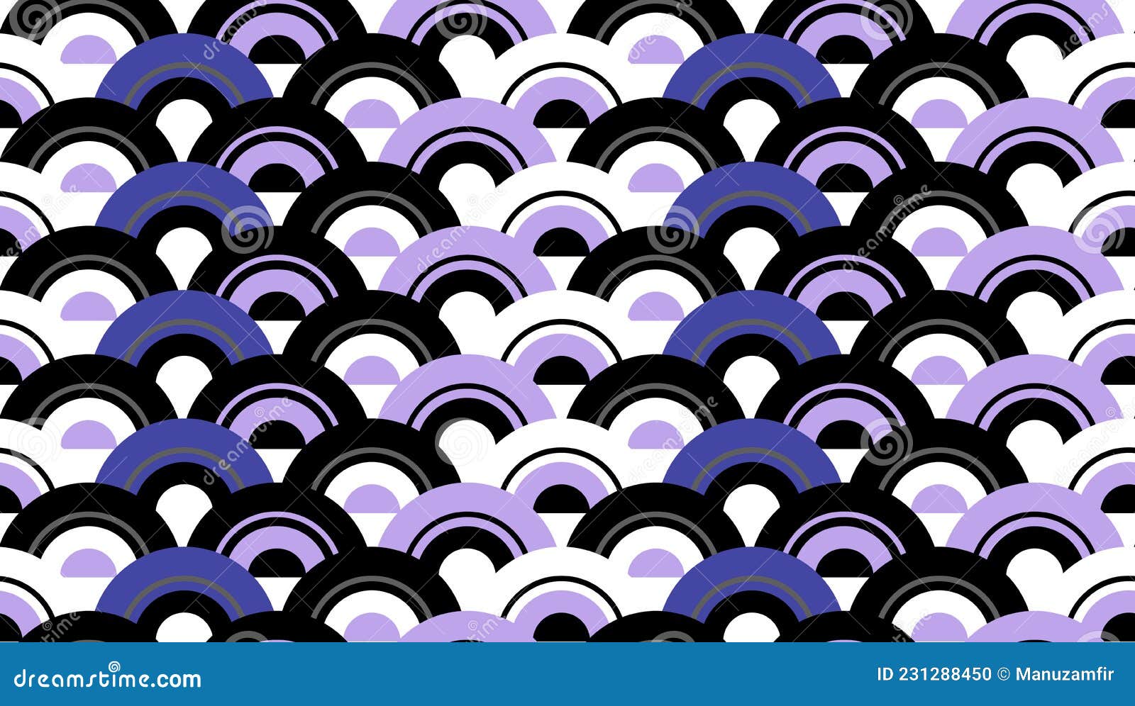 Purple Semicircle Basic Simple Shapes Isolated On White Background ...