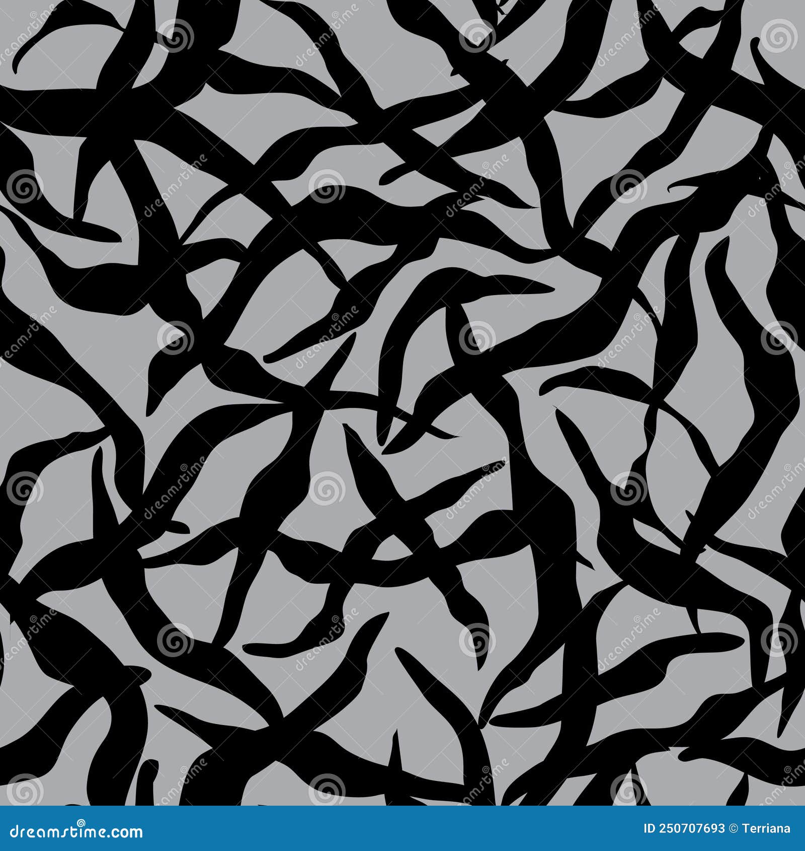 Seamless Abstract Background. Artistic Pattern with Natural Organic ...