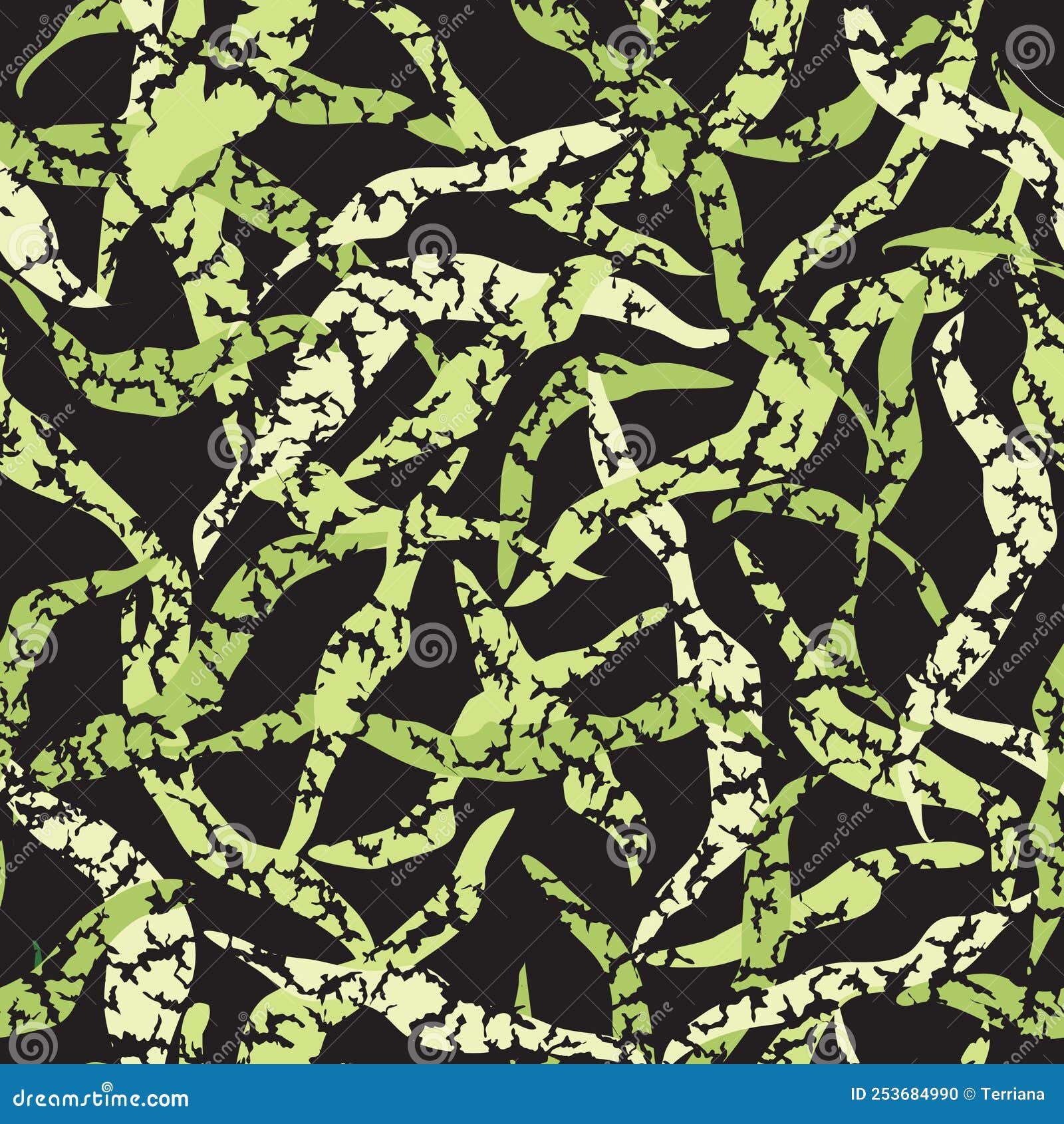 Seamless Abstract Background. Artistic Pattern with Natural Organic ...