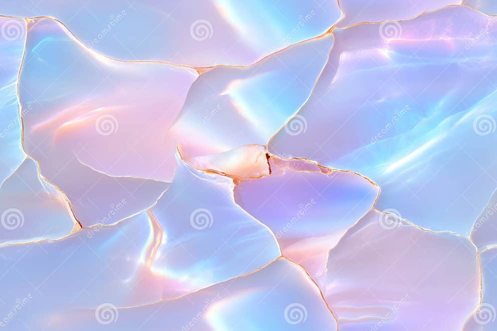 Seamless Abstract Background of Blue and Pink Opal Texture Stock ...