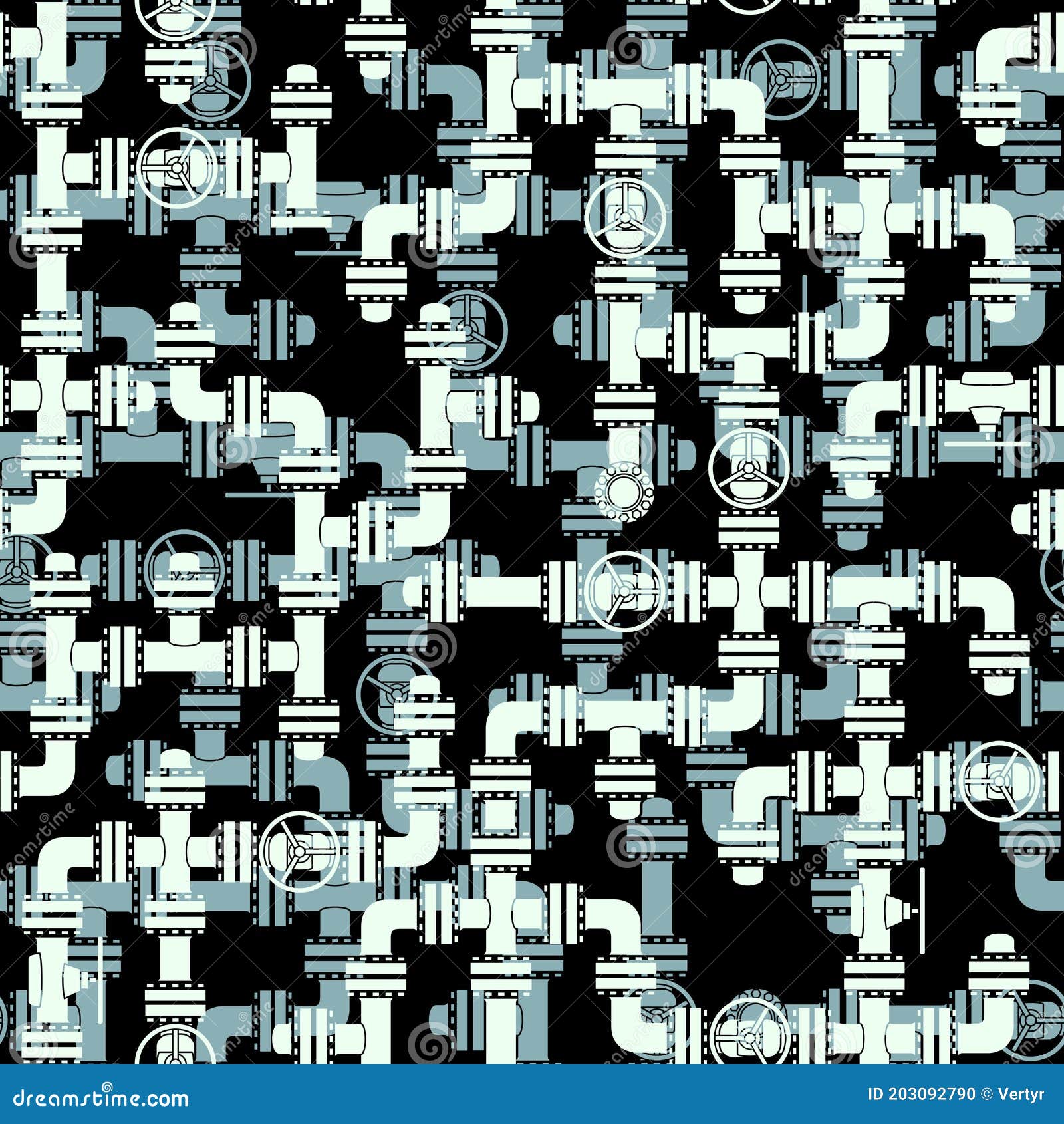 Blue Pipeline Background Vector Illustration | CartoonDealer.com #34337614