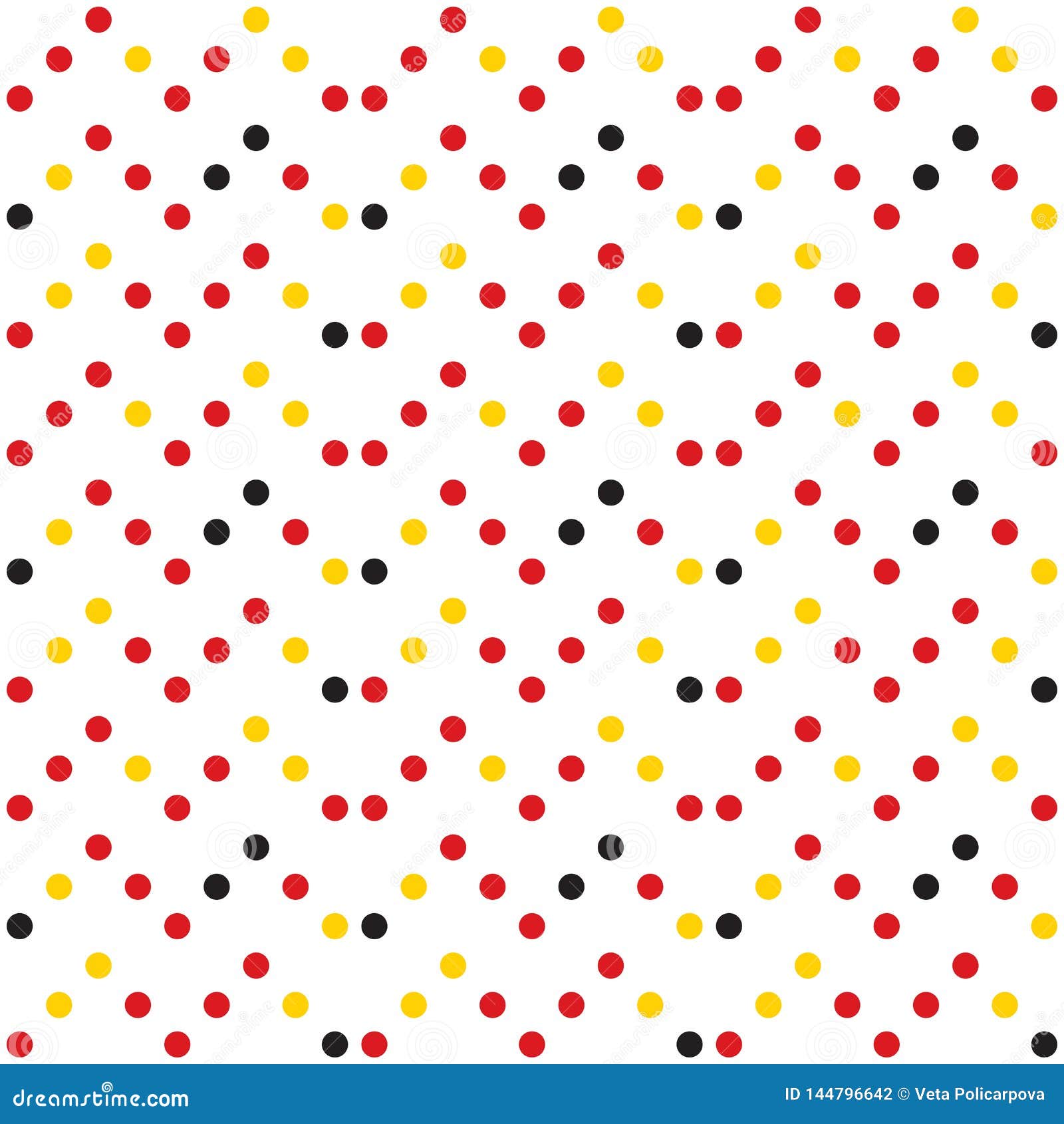 Seamless Abstract Background of Colored Varied Circles for Design Stock ...