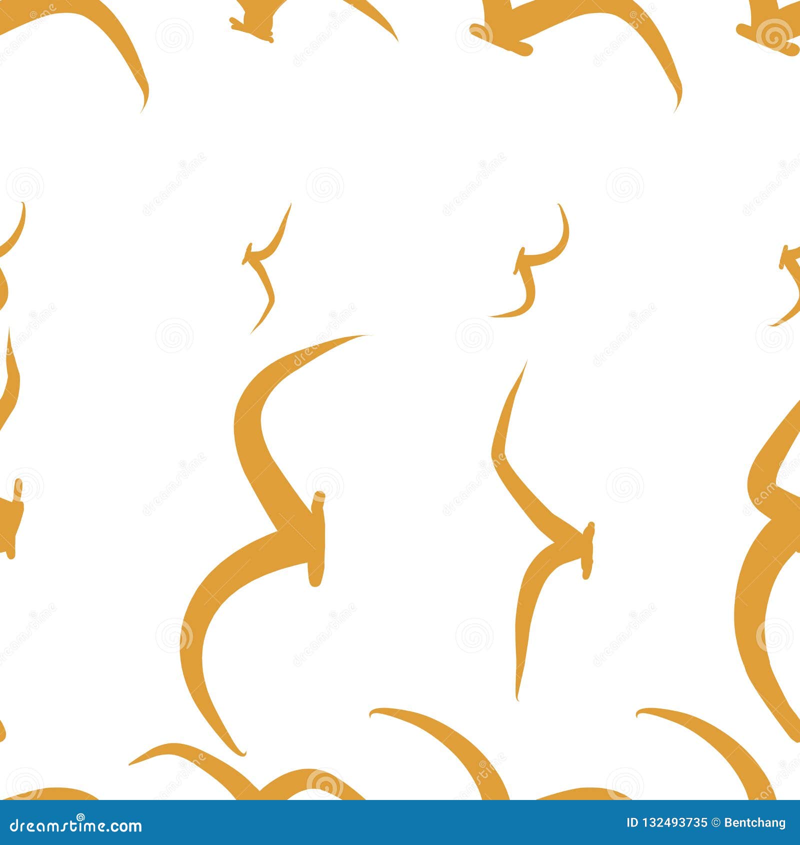 Seamless Abstract Background with Flying Birds. Effect, Repeat, Artwork ...