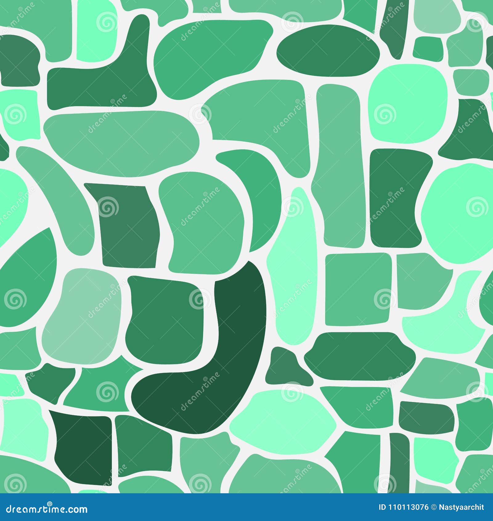 Seamless Background with Green Spots Stock Illustration - Illustration ...