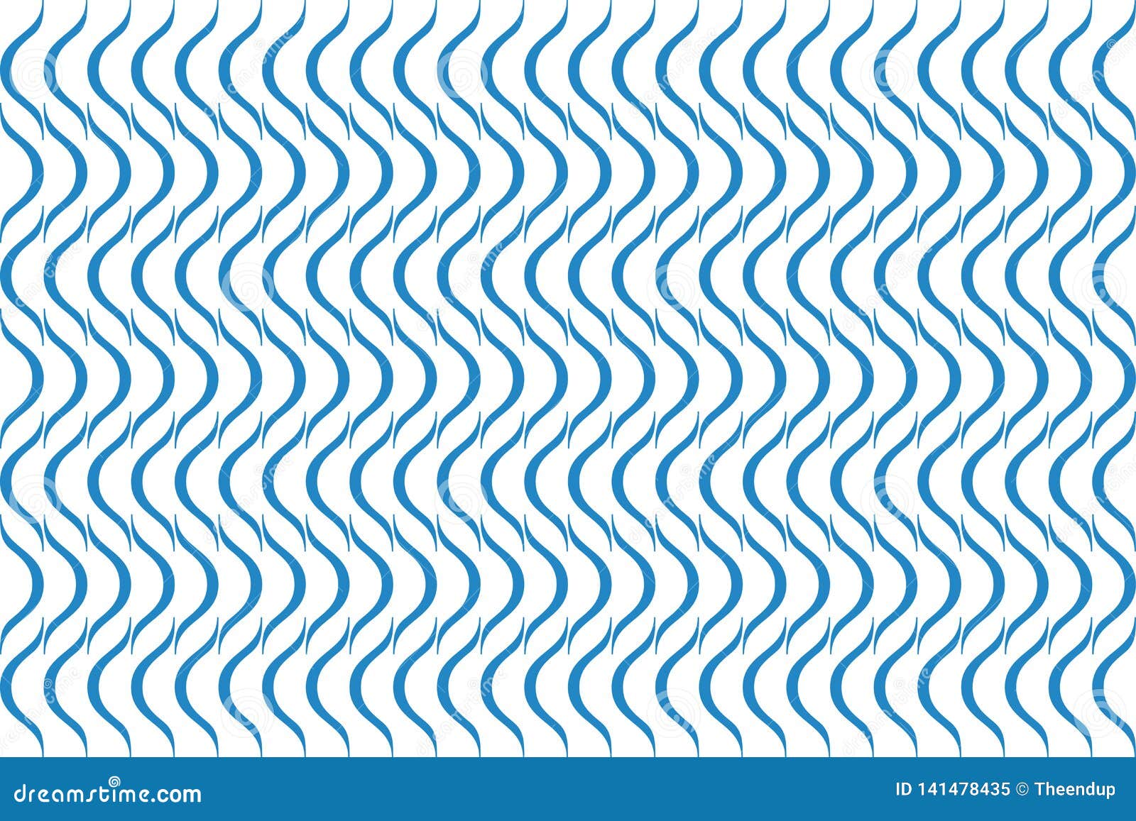 Seamless, Abstract Background Made with Curvy Blue Colored Geometric ...