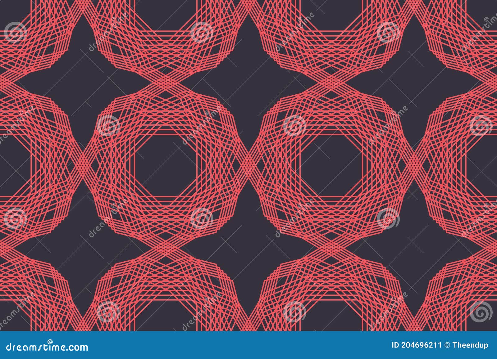 Seamless, Abstract Background Pattern Made with Repeated Lines Forming ...