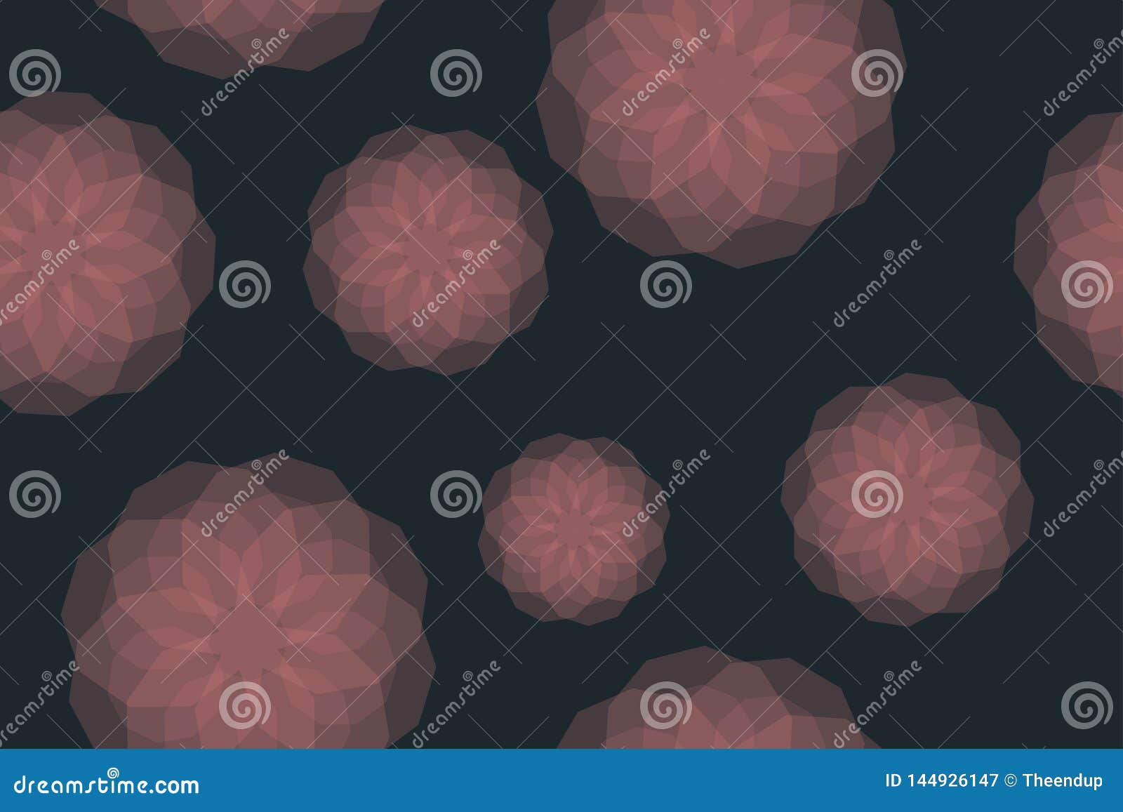 Seamless, Abstract Background Pattern Made with Transparent Decagon ...