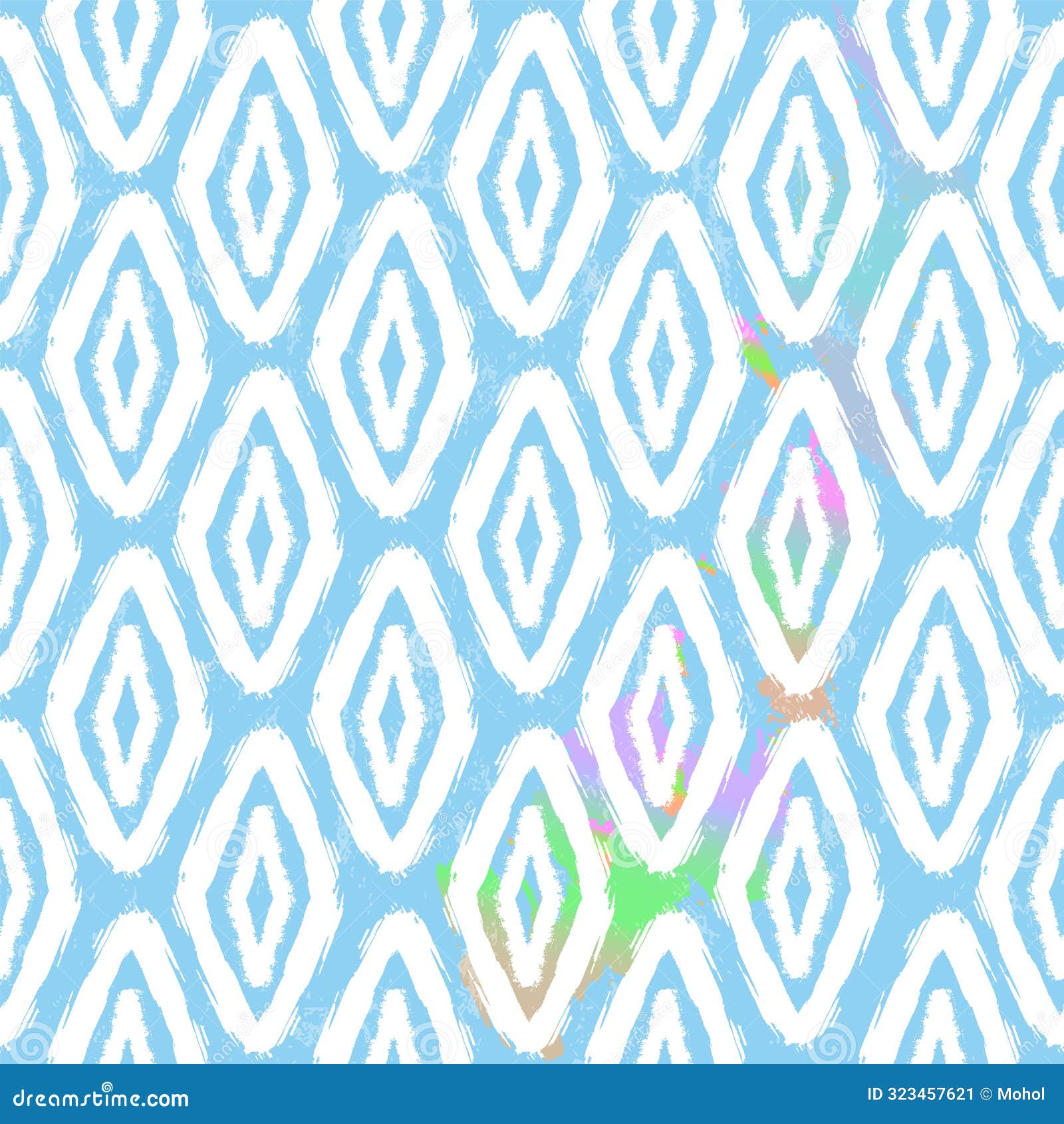 Seamless Abstract Background Pattern, with Rhombus, Triangles, Lines ...