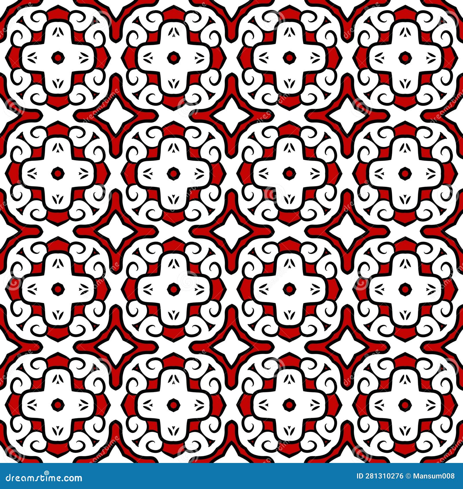 Seamless Abstract Background for Printing on Fabric or Paper. Repeating ...