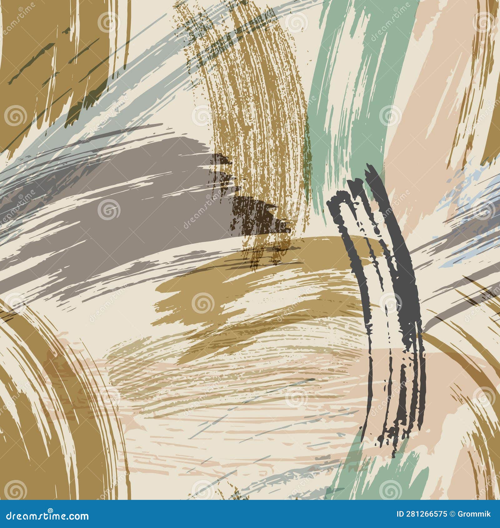 Seamless Abstract Background with Spots of Colored Paint Stock Vector ...