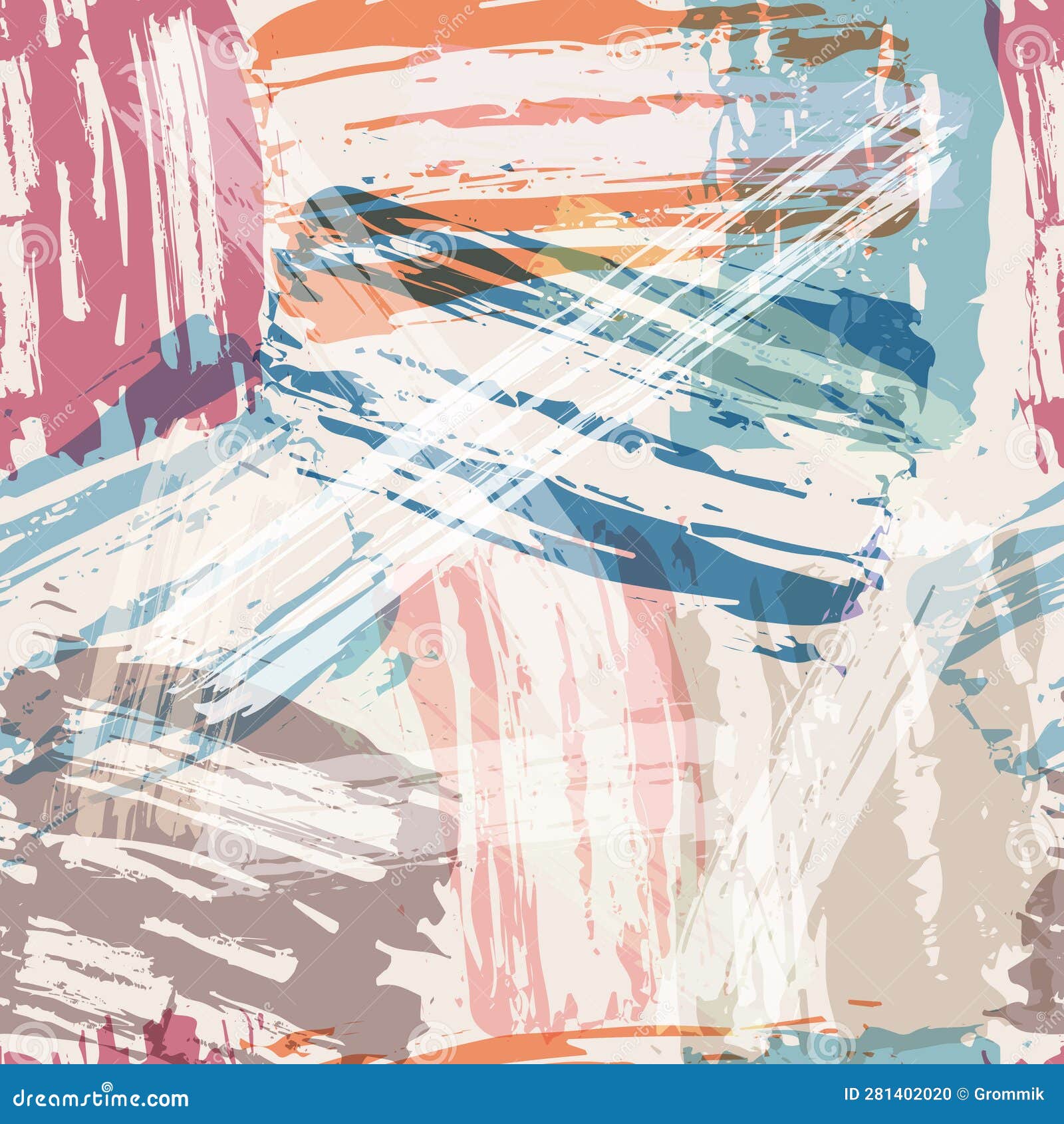 Seamless Abstract Background with Spots of Colored Paint Stock Vector ...