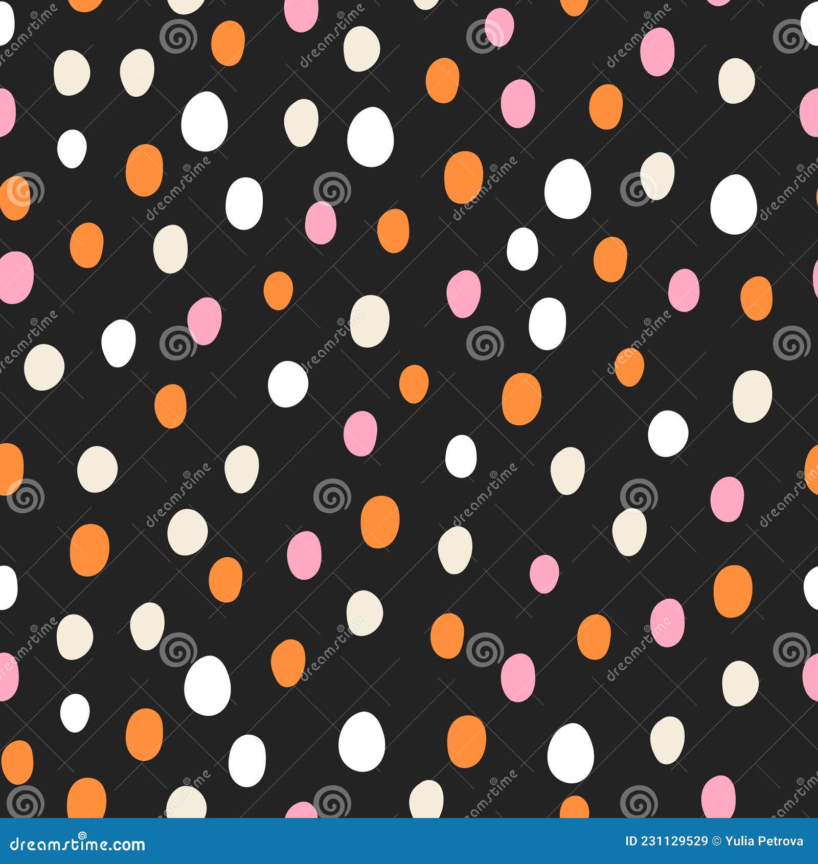 Seamless Abstract Background with Spots Stock Vector - Illustration of ...