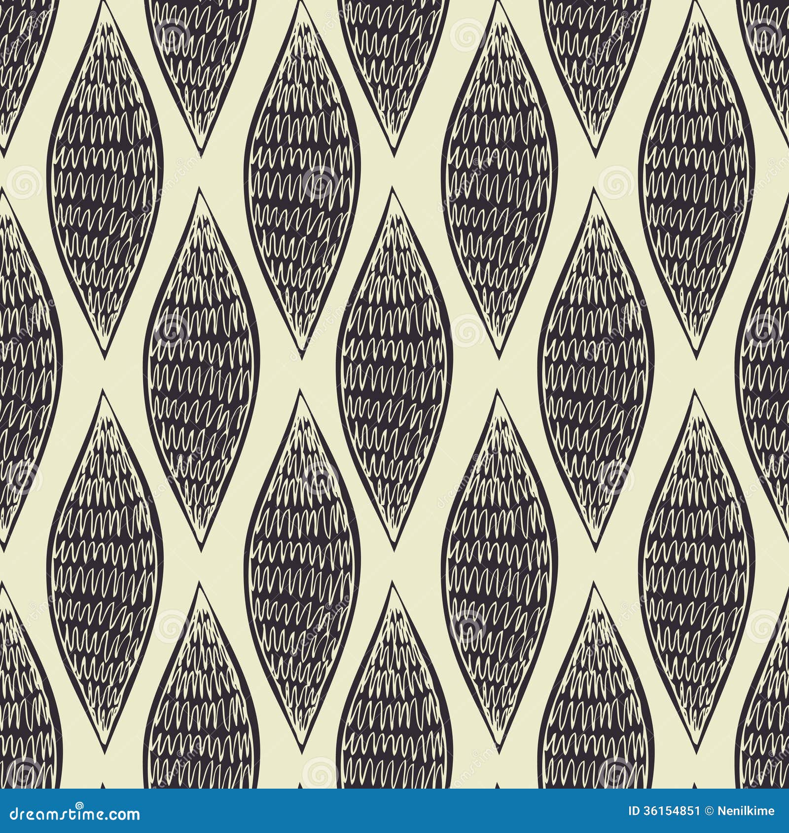 Seamless Abstract Black Color Pattern Stock Vector - Illustration of ...