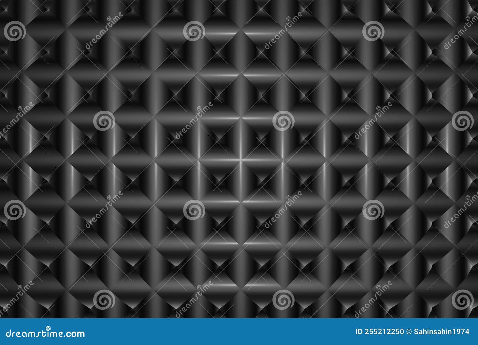 Seamless Abstract Black Color Square Pattern Texture, Ornament ...