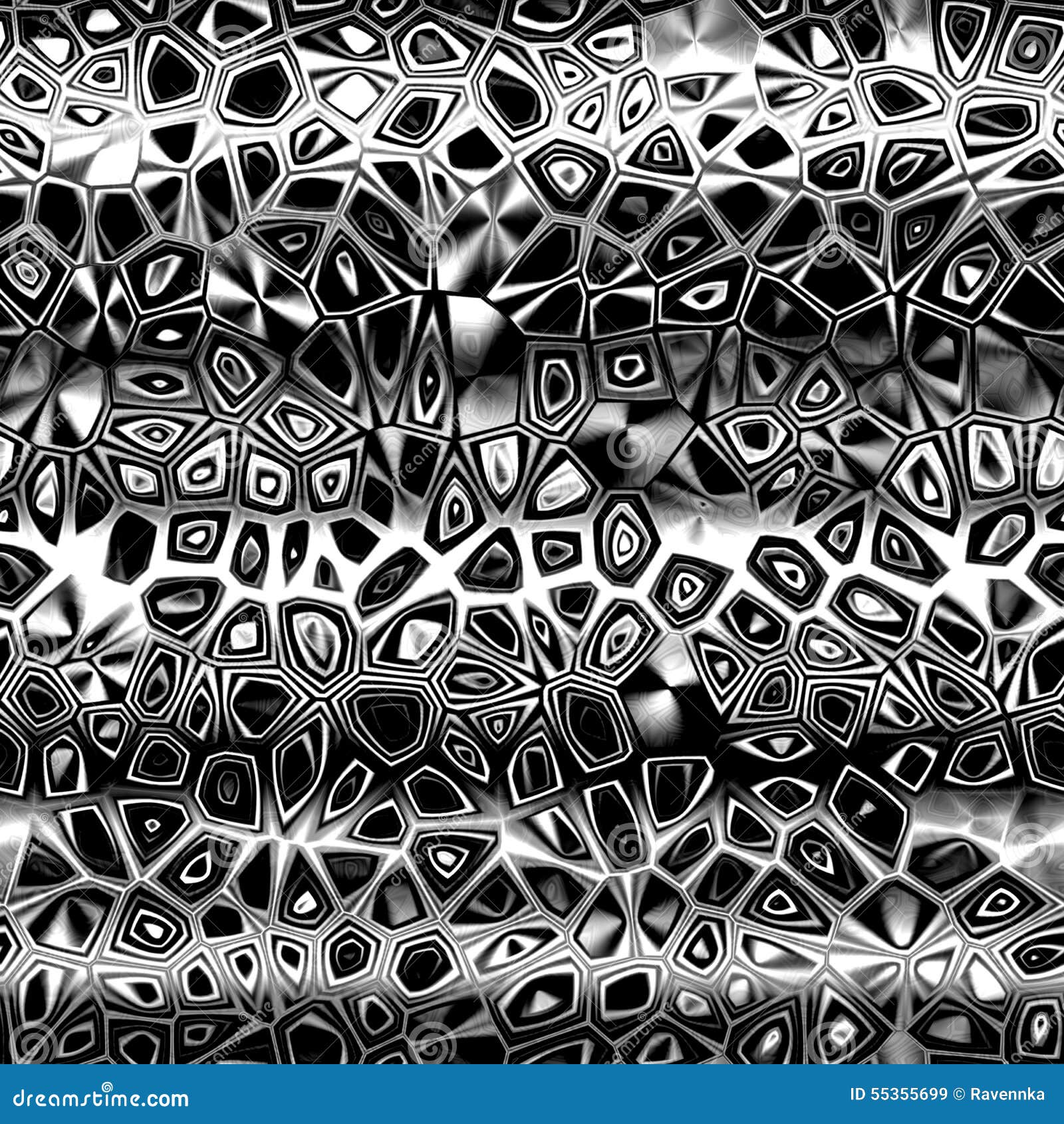 Seamless Abstract Black And White Ethno Pattern Royalty-Free Stock ...