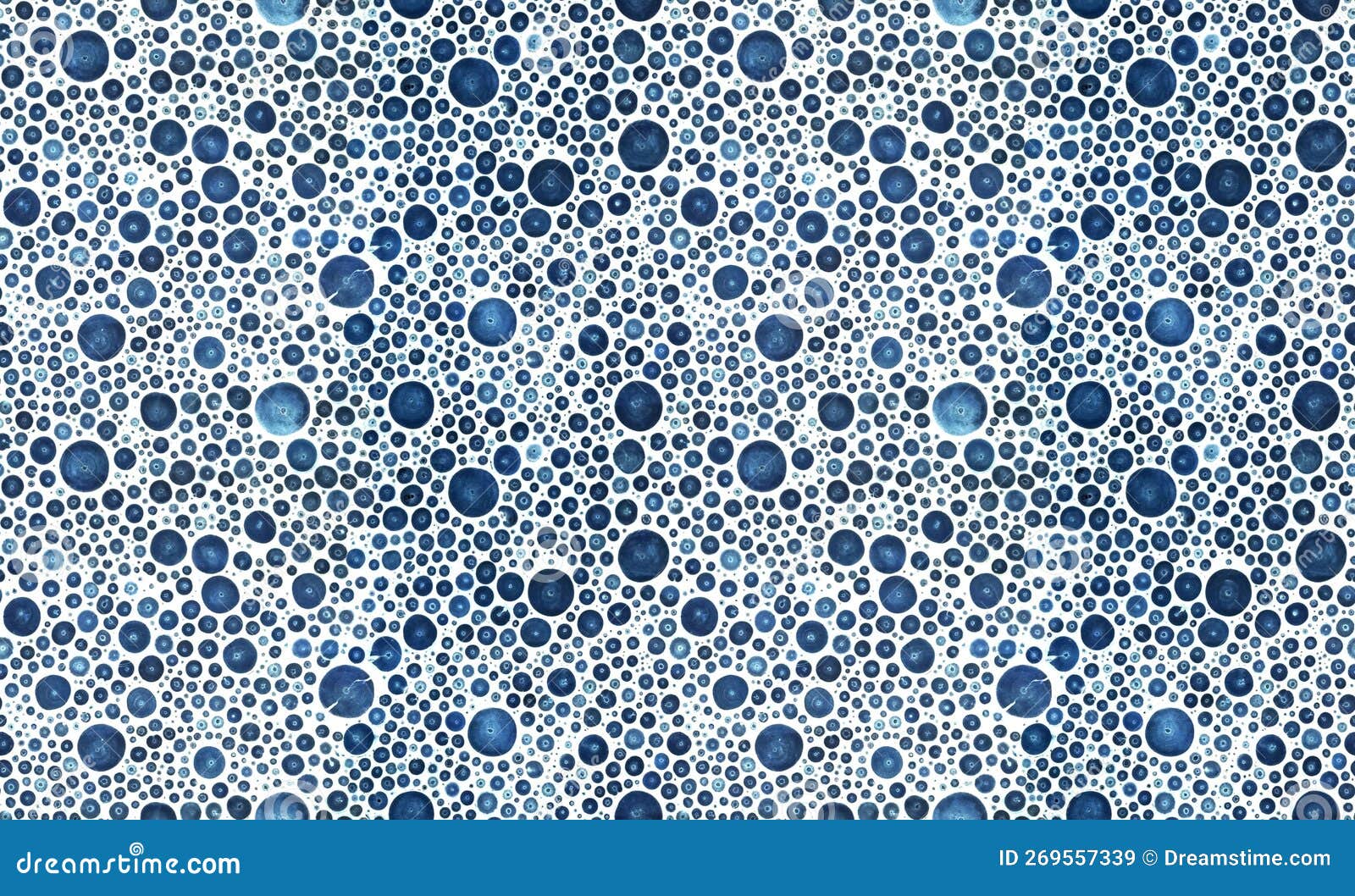 Seamless Abstract Background with Circles. Stock Image - Image of blue ...
