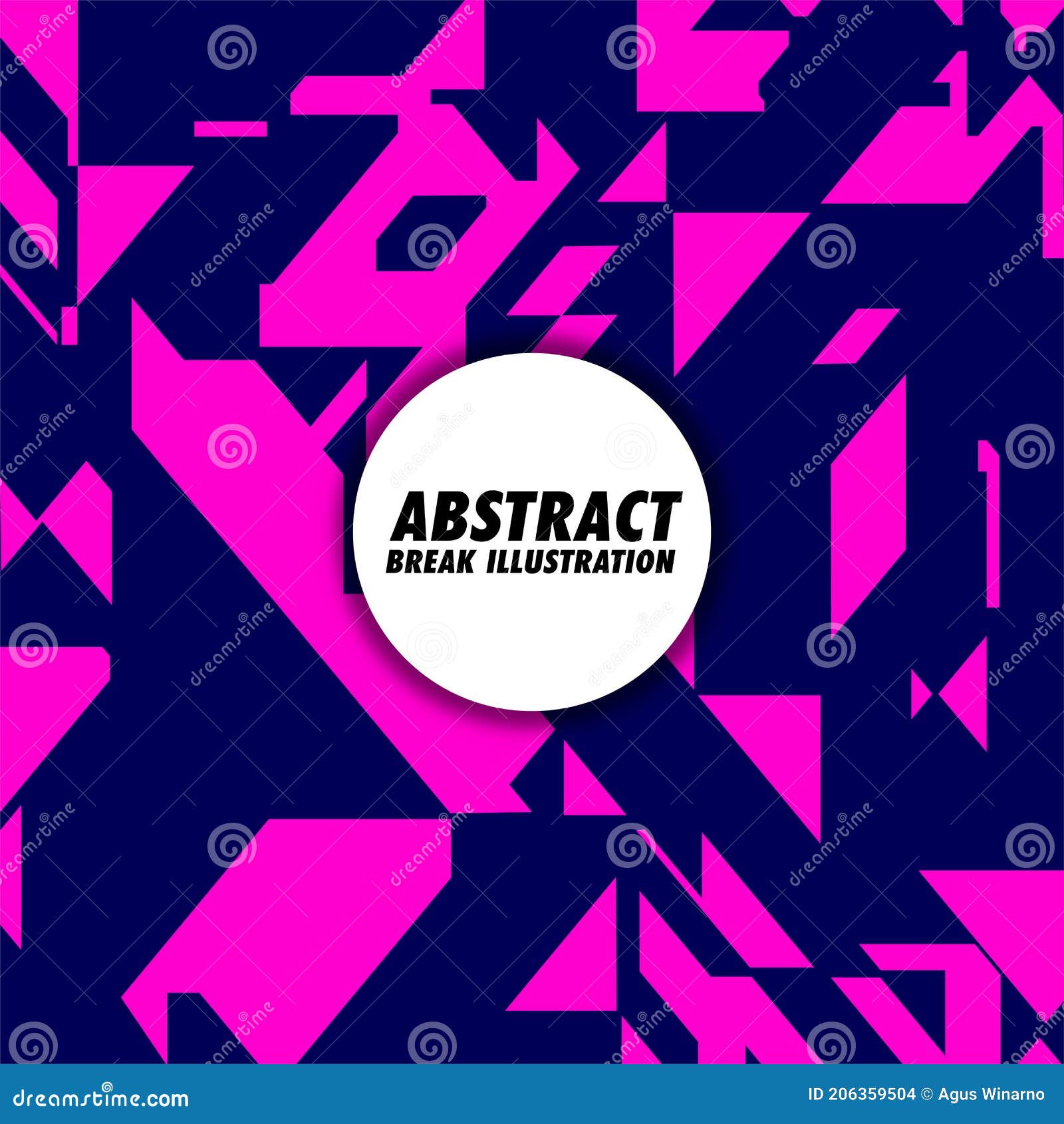 Seamless Abstract Break Illustration Background Stock Illustration ...