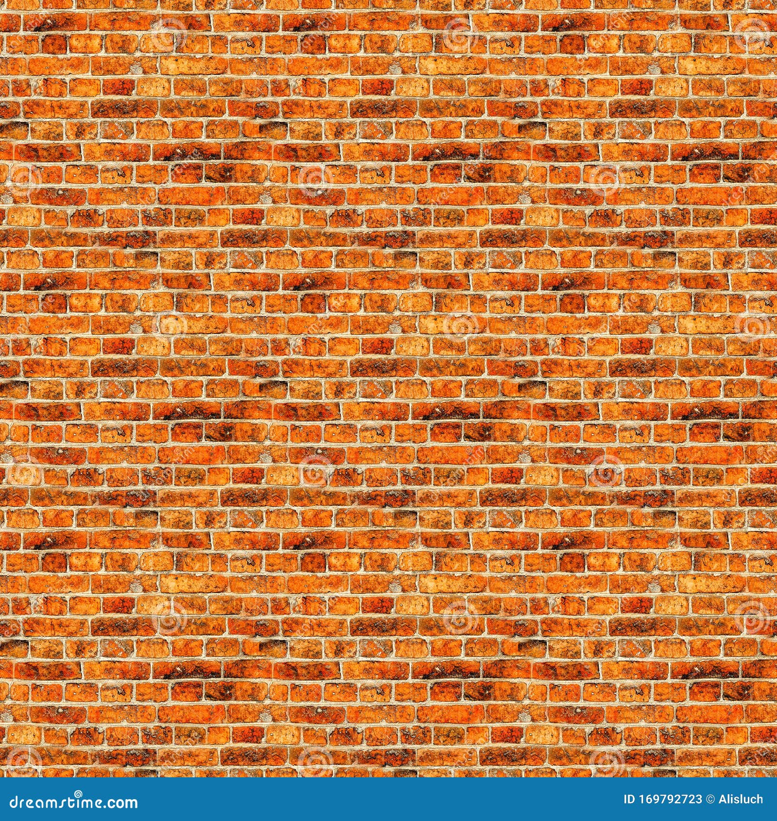Seamless Abstract Brick Background, Place for Text Stock Image - Image ...
