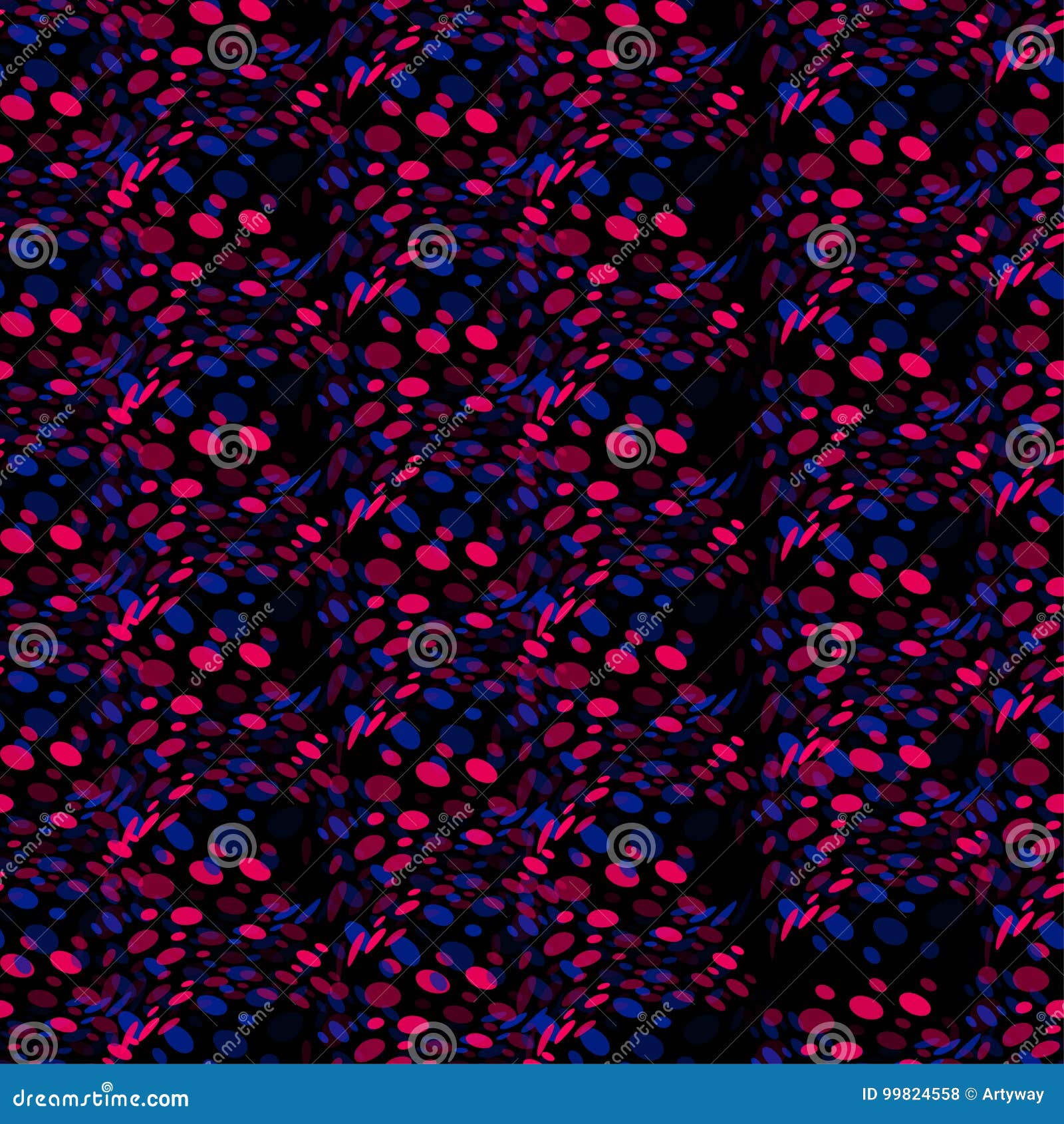 Seamless Abstract Bubble Wallpaper Vector Pattern, Wall Texture ...