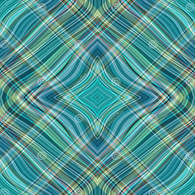 Seamless Abstract Checkered Wave Pattern Stock Vector - Illustration of ...