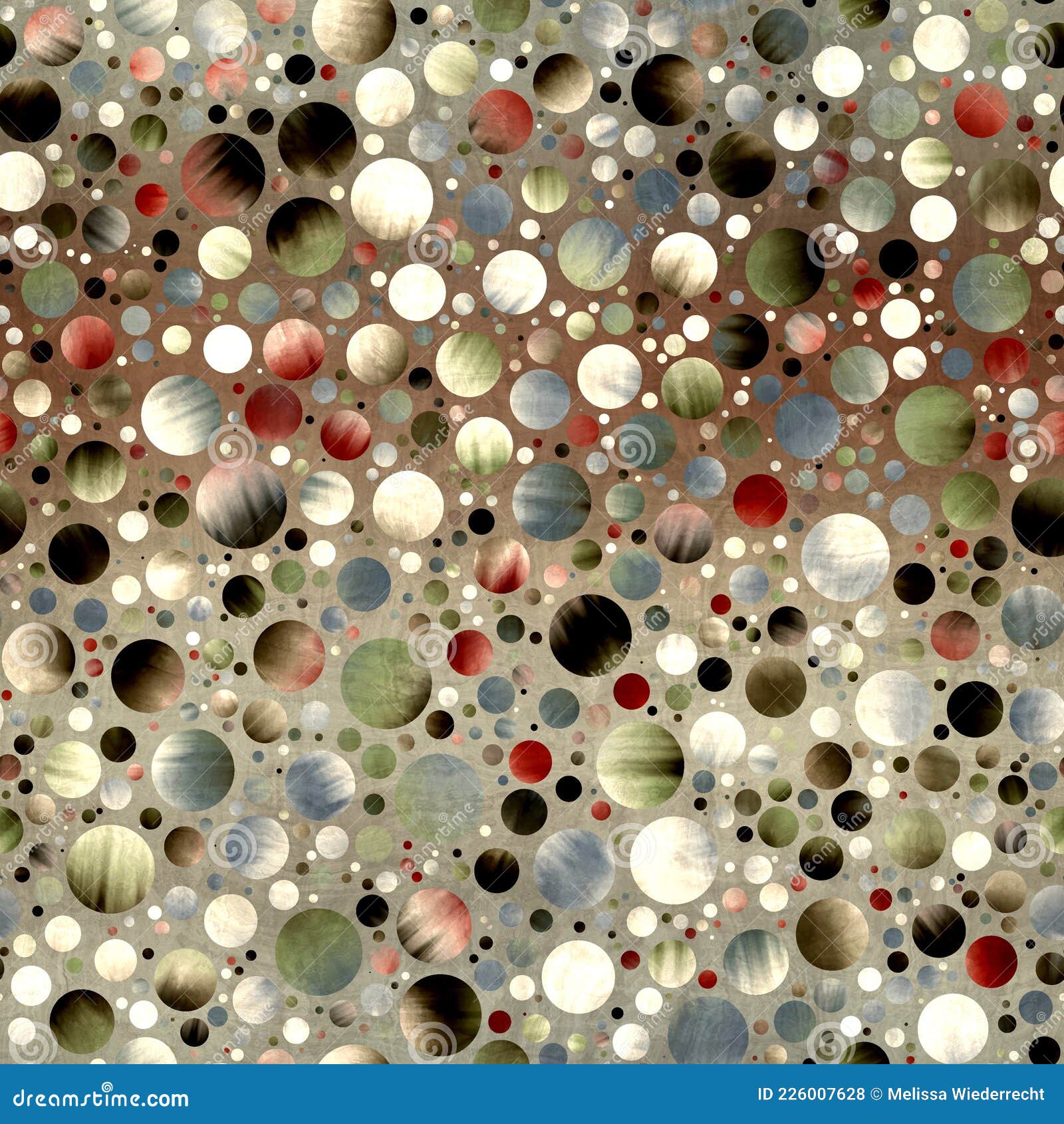 Seamless Abstract Circle Geo Pattern for Surface Print Stock ...