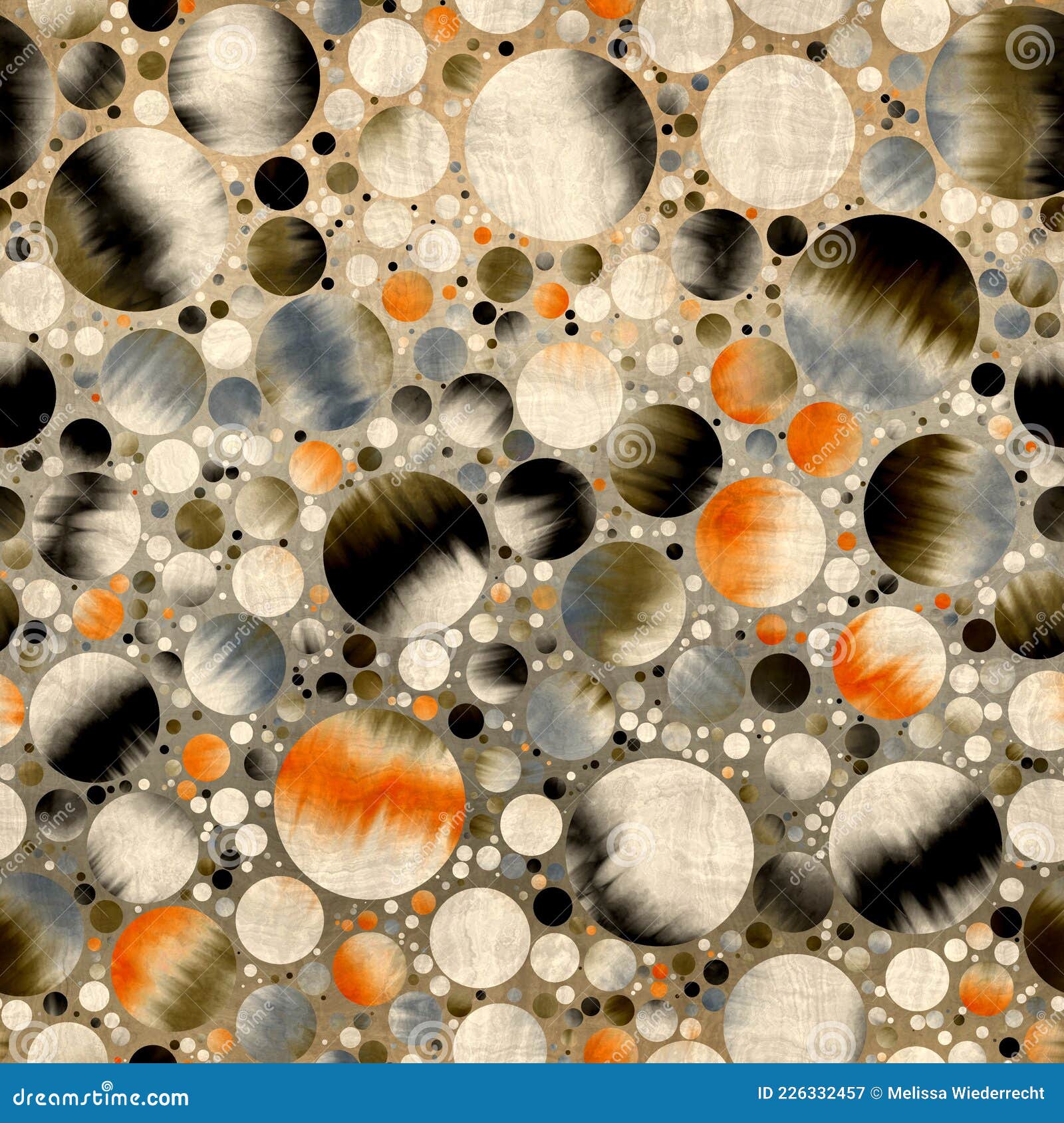 Seamless Abstract Circle Geo Pattern for Surface Print Stock Image ...