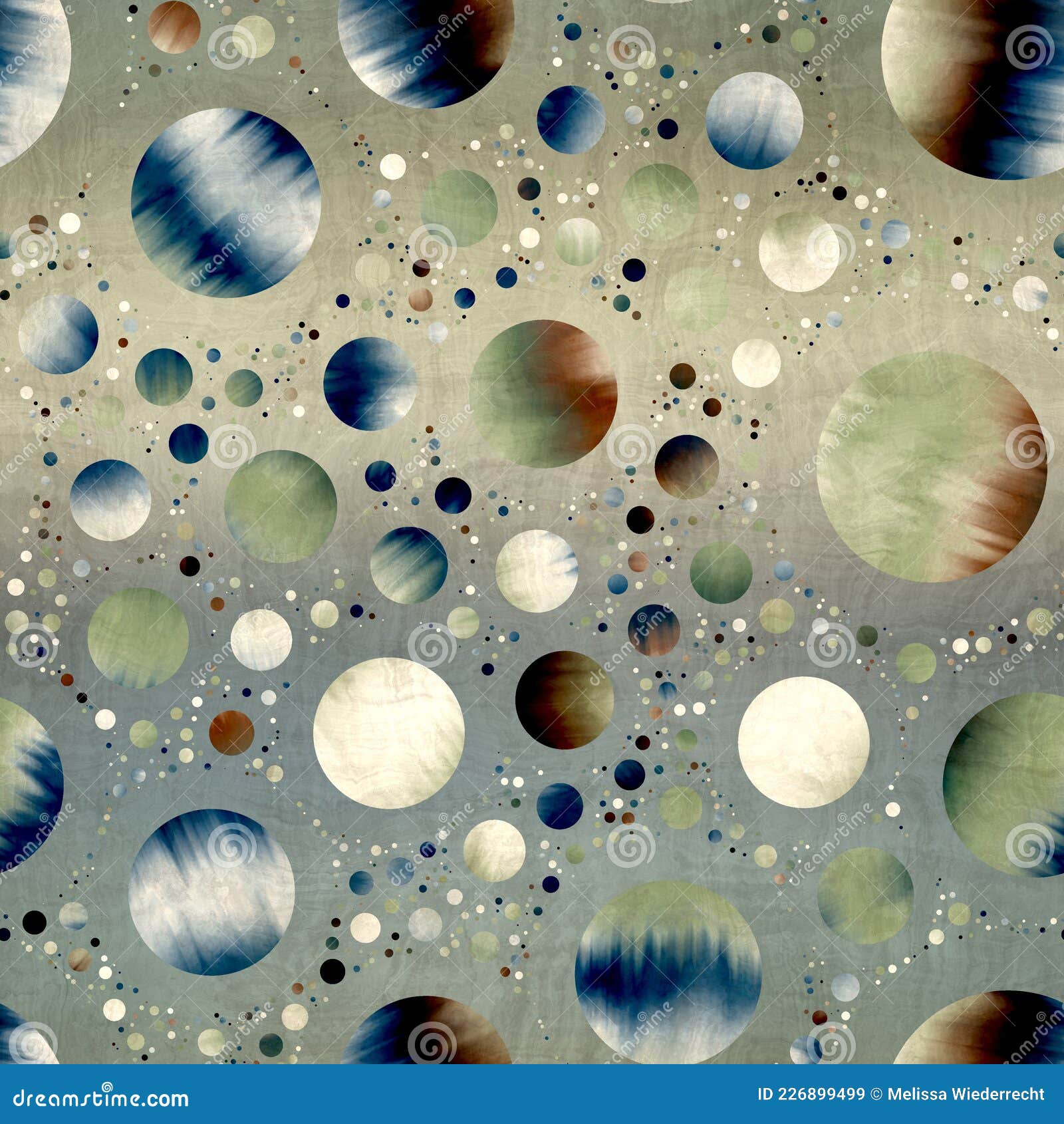 Seamless Abstract Circle Geo Pattern for Surface Print Stock ...