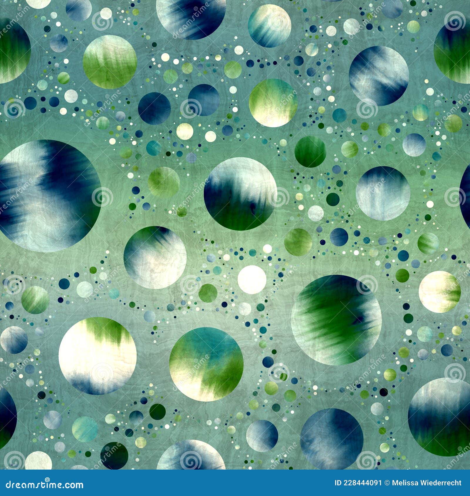 Seamless Abstract Circle Geo Pattern for Surface Print Stock ...