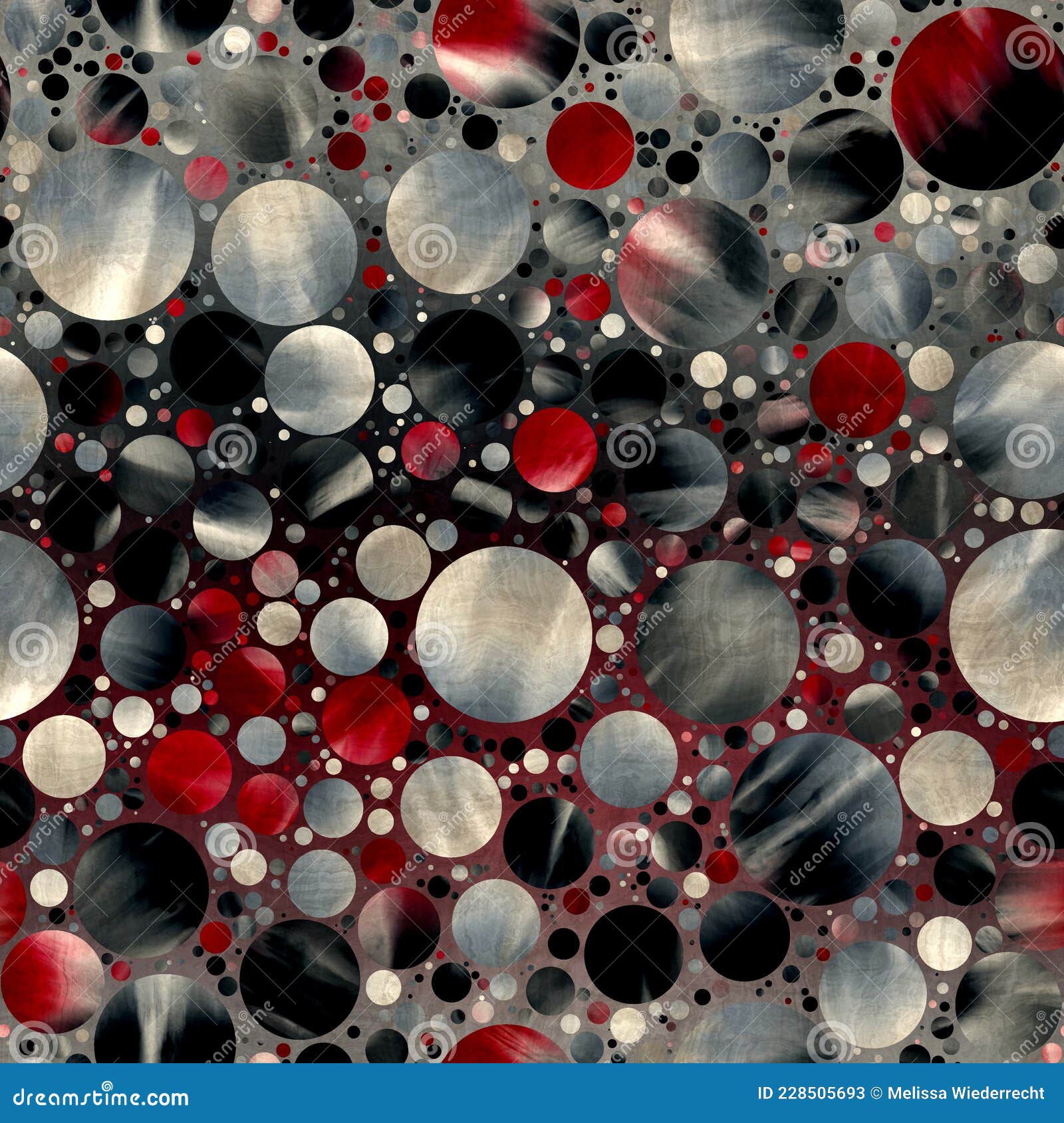 Seamless Abstract Circle Geo Pattern for Surface Print Stock ...