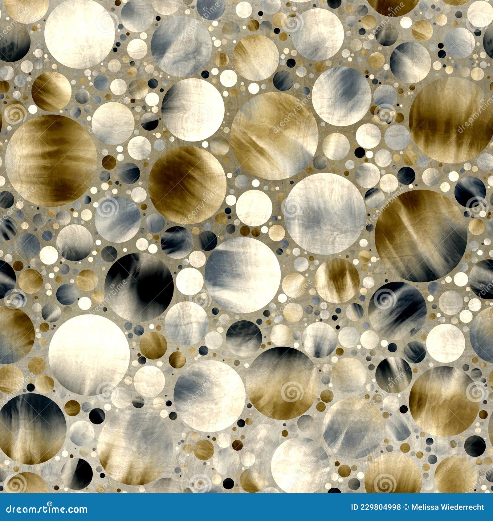 Seamless Abstract Circle Geo Pattern for Surface Print Stock ...