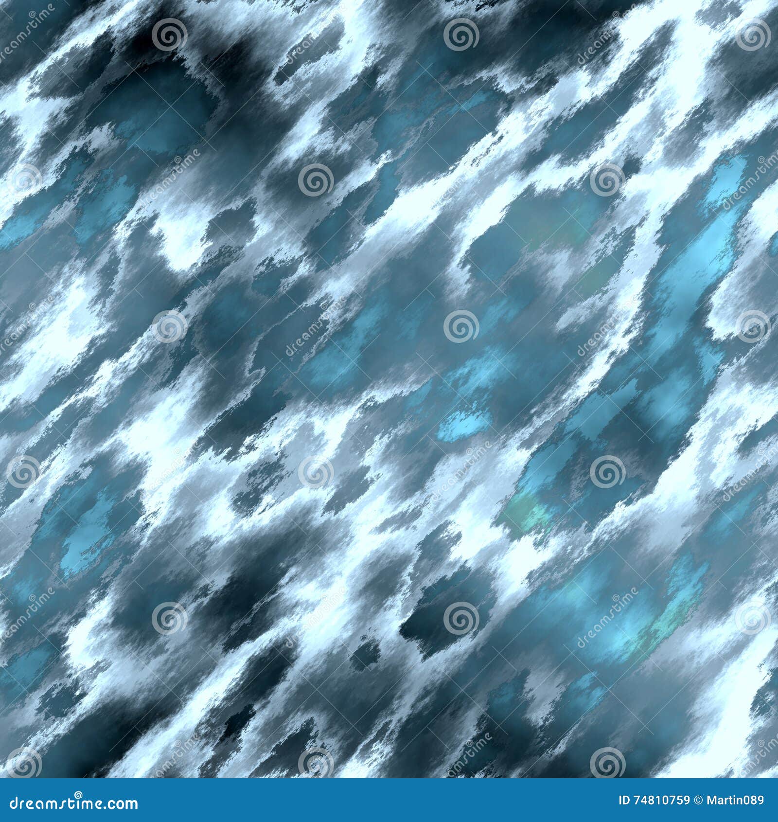 Seamless Abstract Cloud Pattern Stock Illustration - Illustration of ...