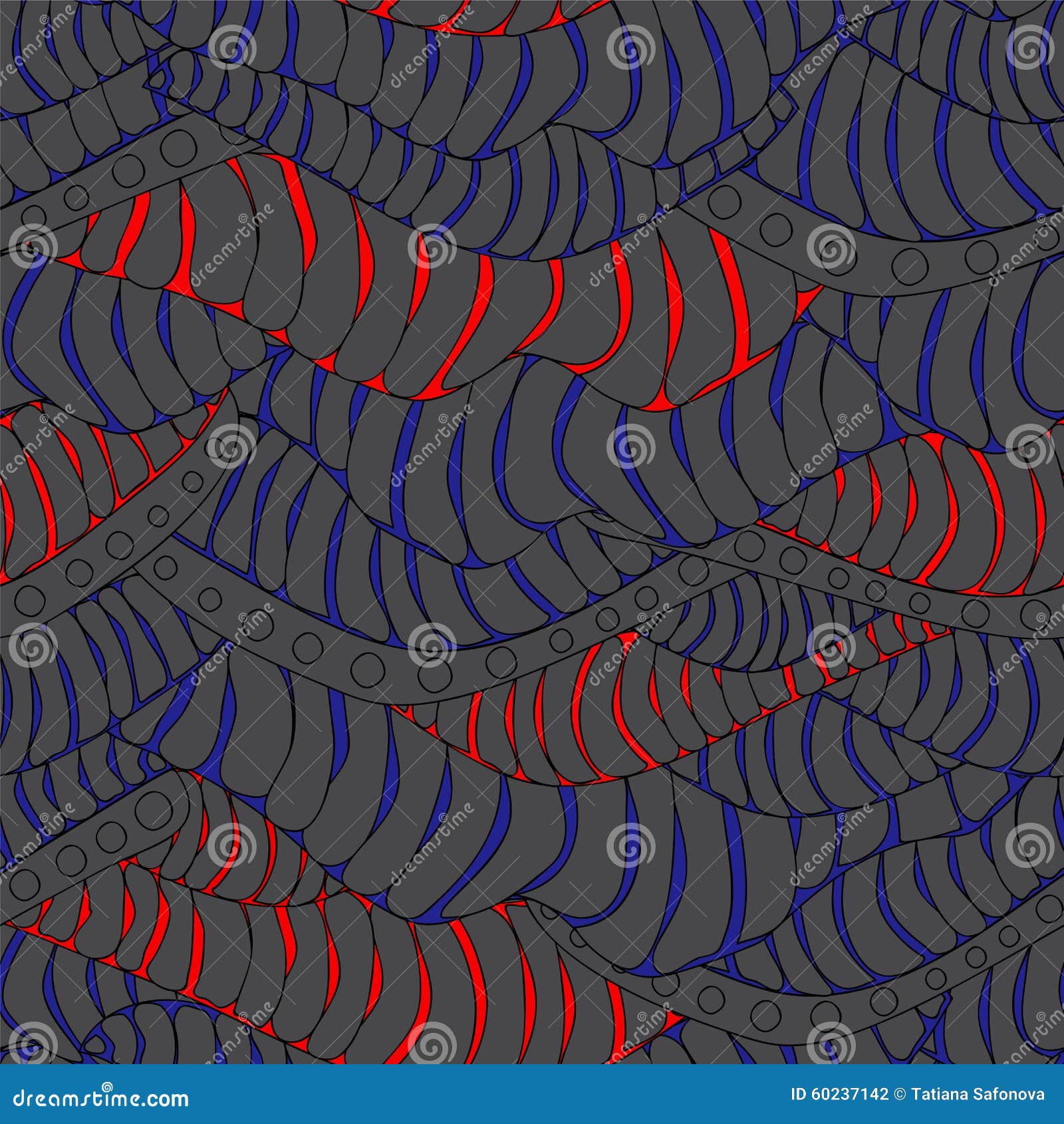 Seamless Abstract Color Wave Pattern. Illustration Stock Vector ...