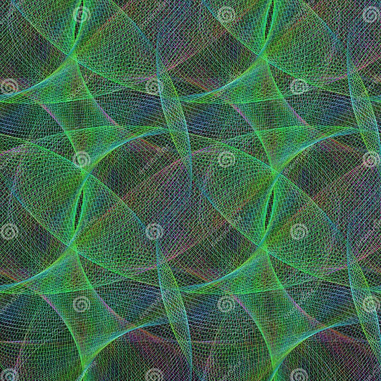 Seamless Abstract Fractal Pattern Background Stock Vector ...