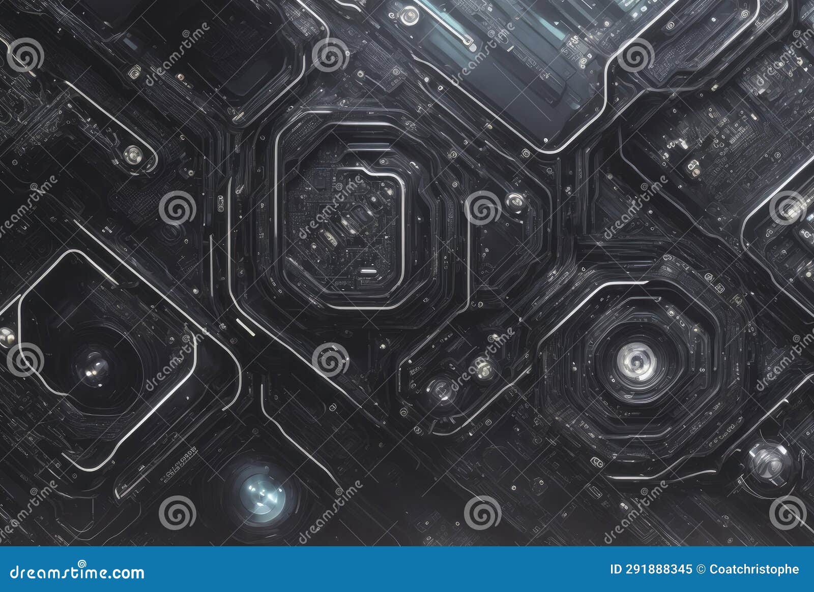 Cyberpunk Pattern Vector Illustration | CartoonDealer.com #201383156