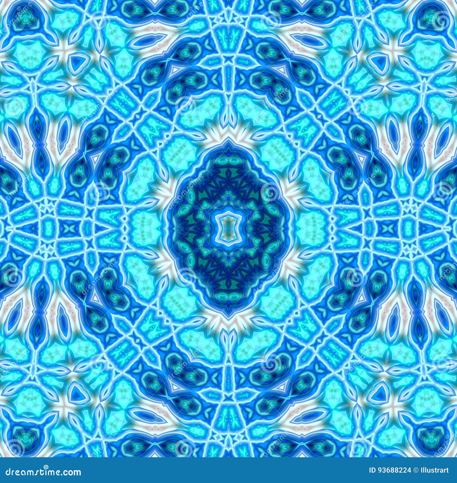 Seamless Abstract Decorative Pattern Stock Illustration - Illustration ...