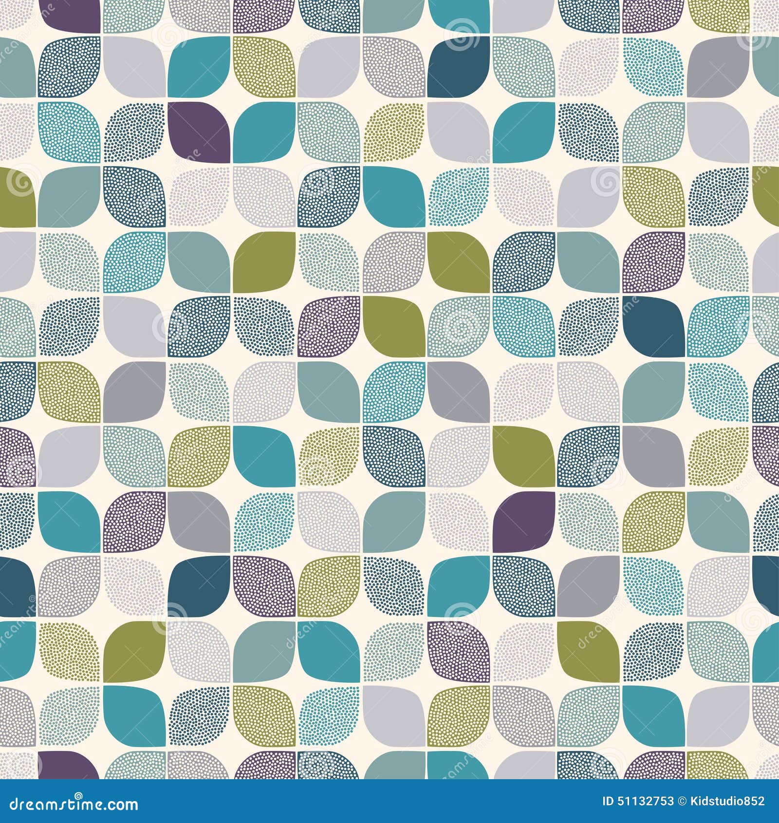 Seamless Abstract Dots Pattern Stock Vector - Illustration of corner ...