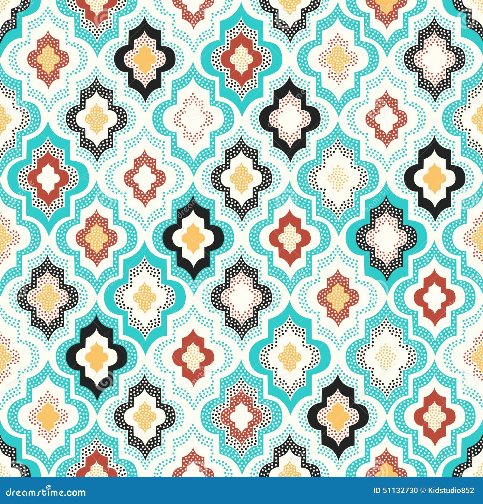 Seamless Abstract Dots Pattern Stock Vector - Illustration of childish ...