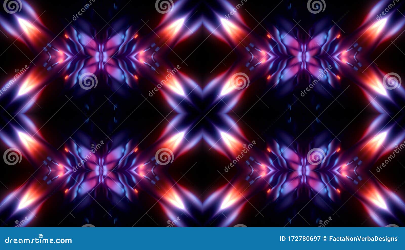Seamless Abstract Futuristic Pattern Illustration 3d Render Stock ...