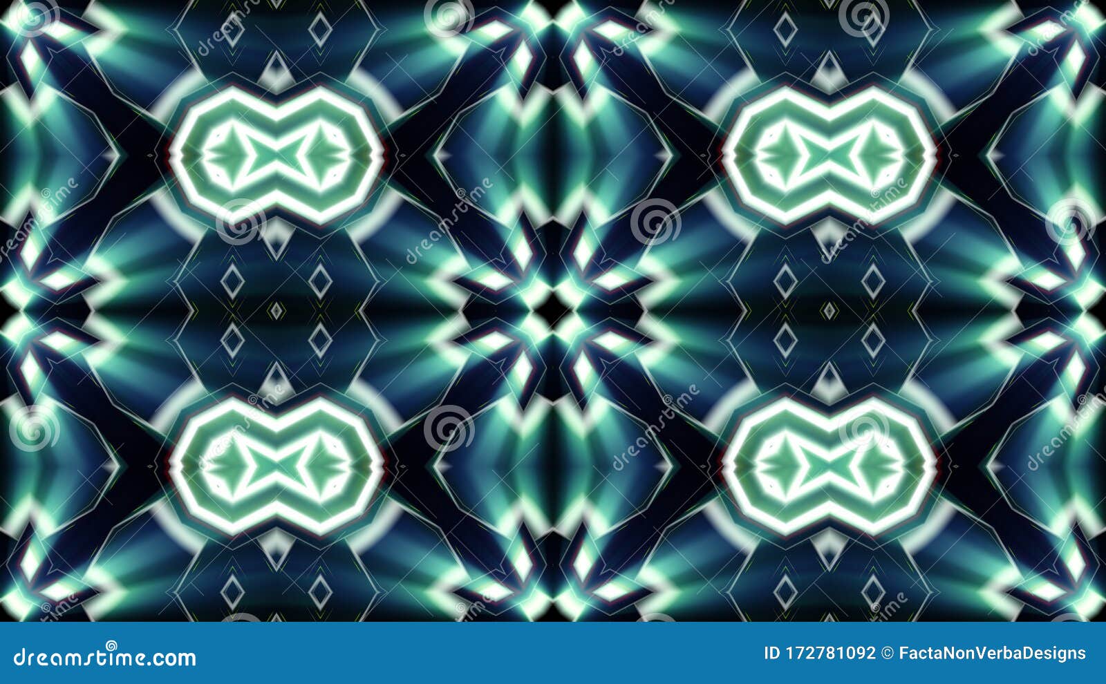 Seamless Abstract Futuristic Pattern Illustration 3d Render Stock ...