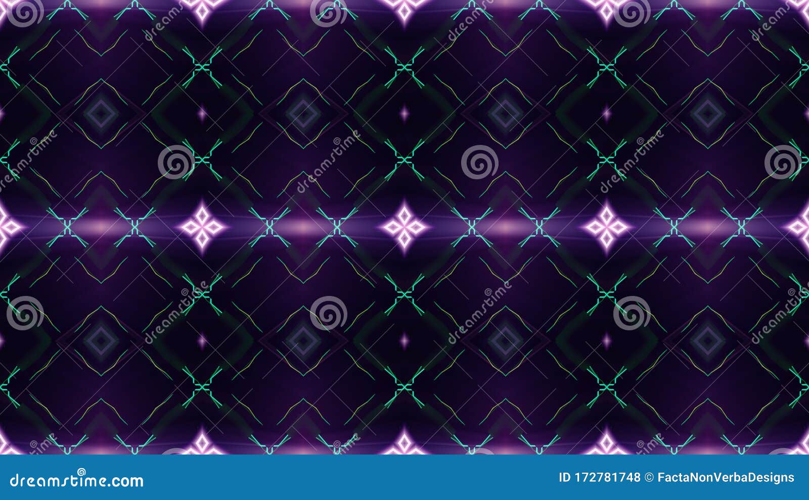 Seamless Abstract Futuristic Pattern Illustration 3d Render Stock ...