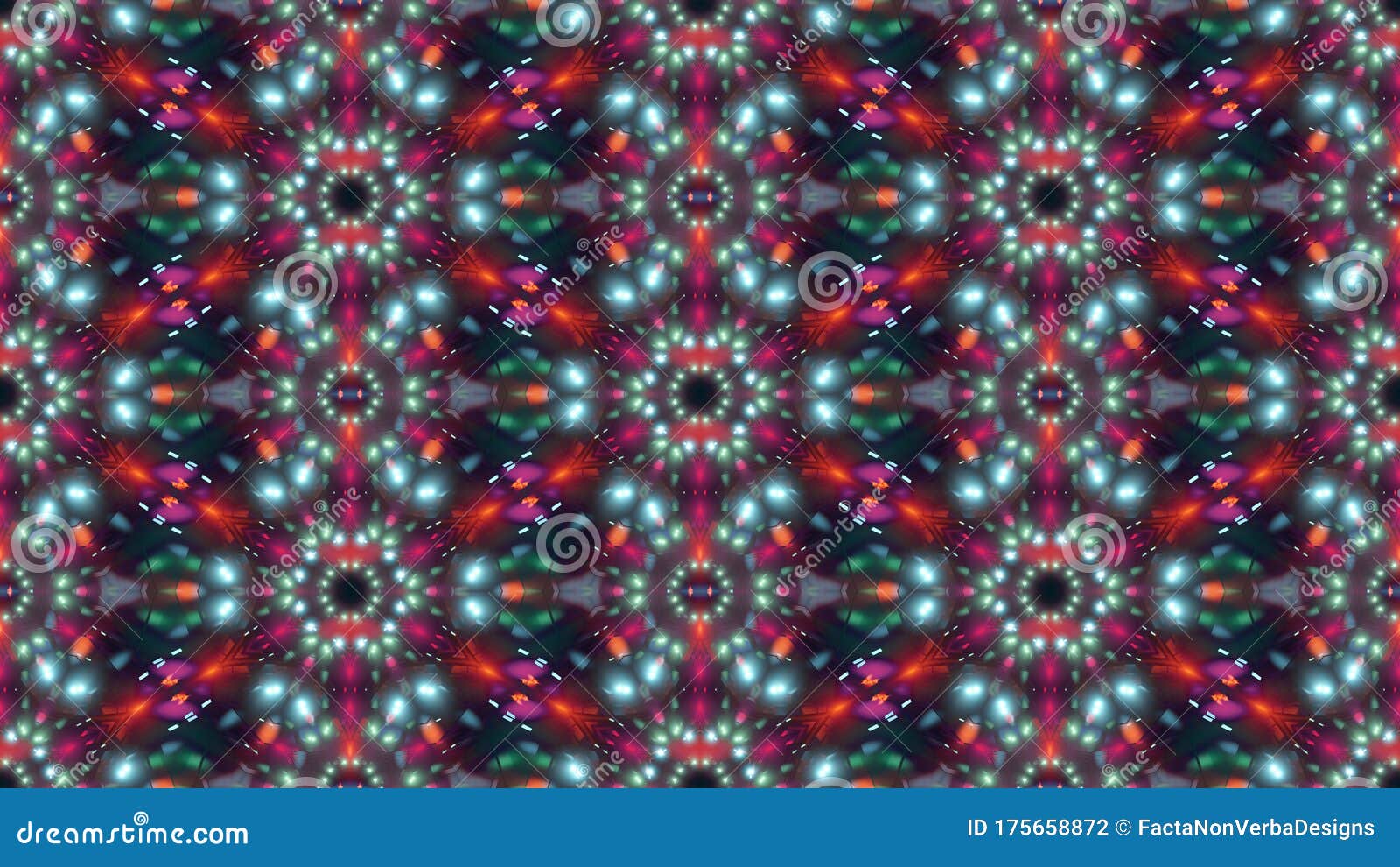 Seamless Abstract Futuristic Pattern Illustration 3d Render Stock ...