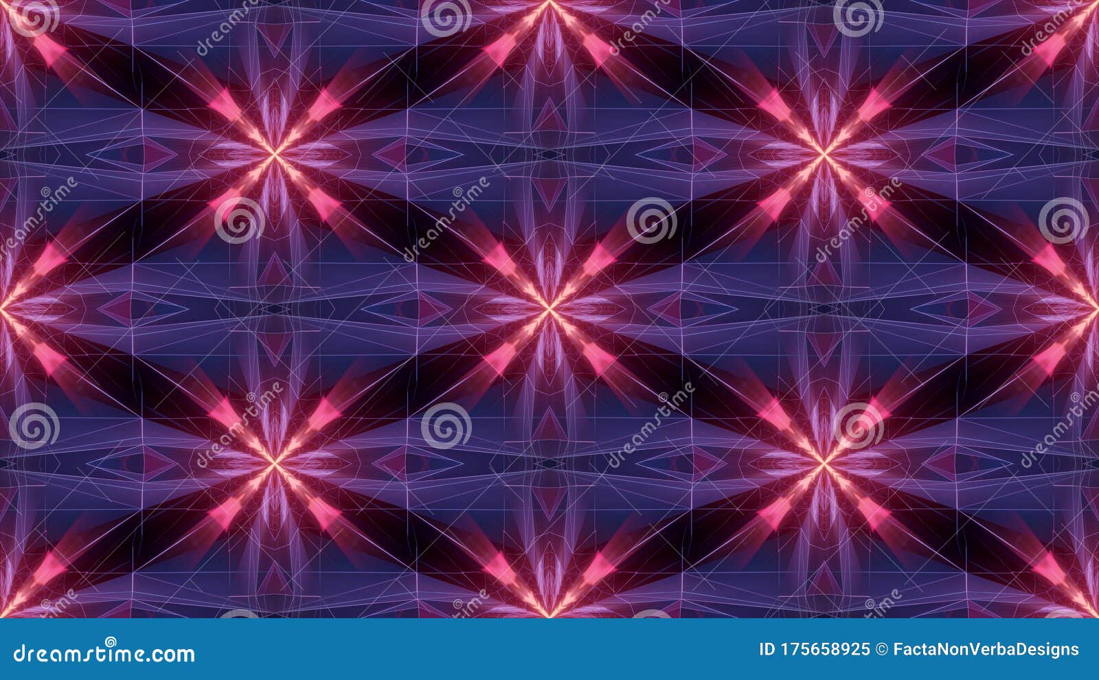 Seamless Abstract Futuristic Pattern Illustration 3d Render Stock ...