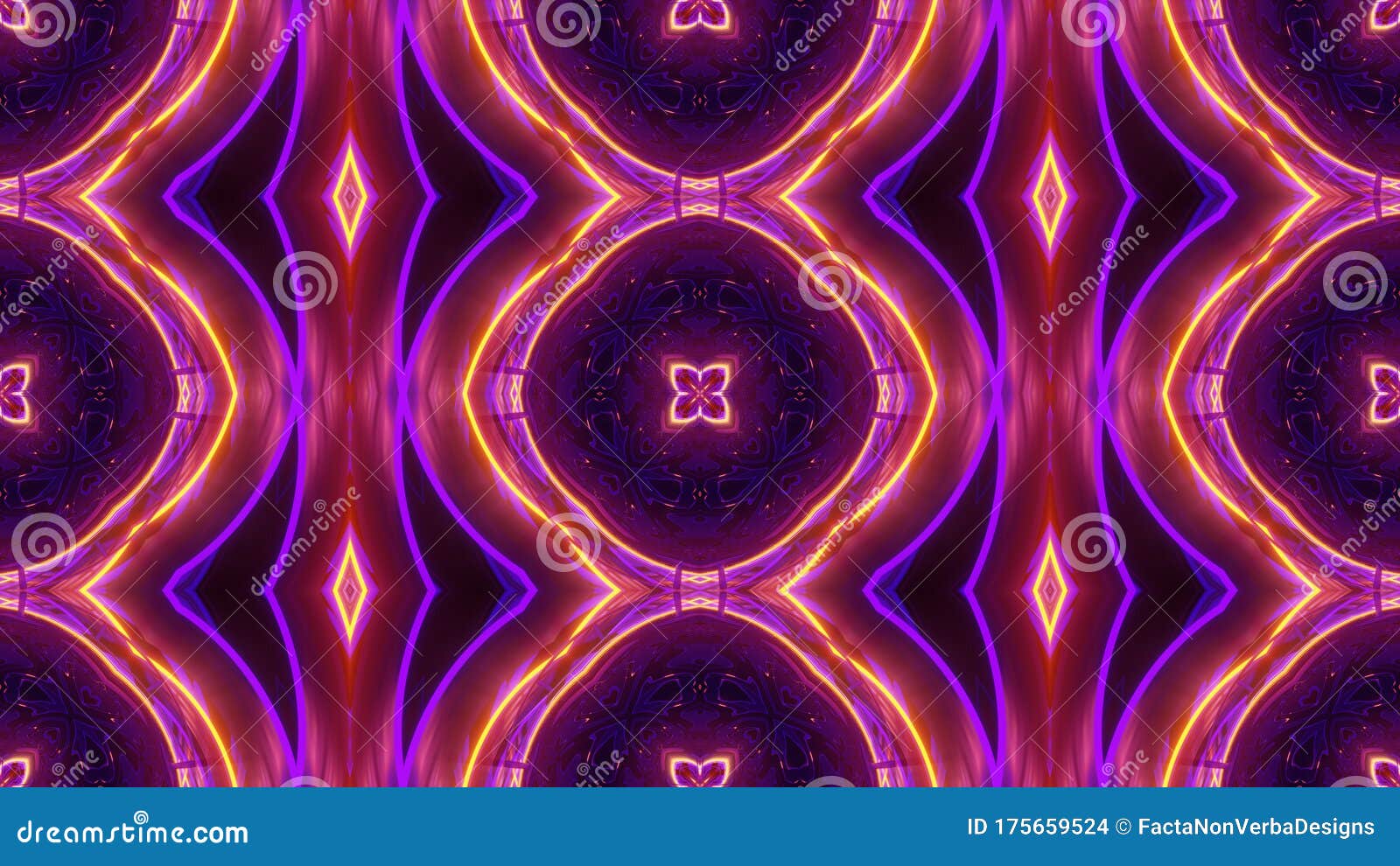 Seamless Abstract Futuristic Pattern Illustration 3d Render Stock ...
