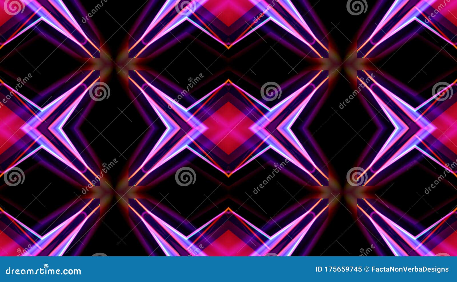 Seamless Abstract Futuristic Pattern Illustration 3d Render Stock ...